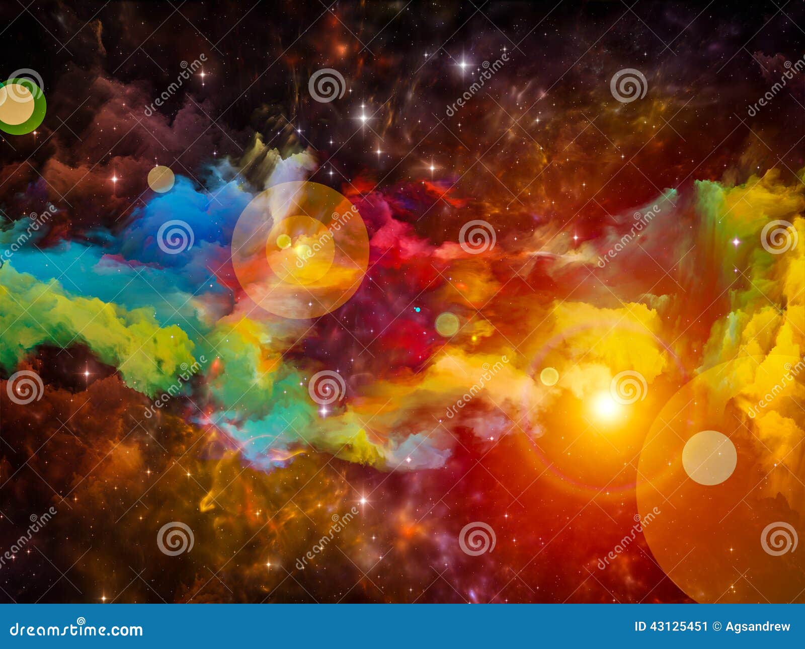Nebula Composition stock illustration. Illustration of existence - 43125451