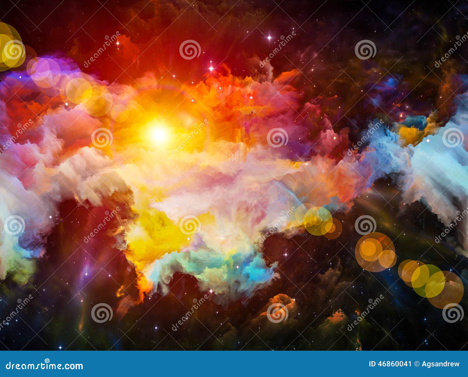 Nebula Composition stock illustration. Illustration of cloud - 46860041