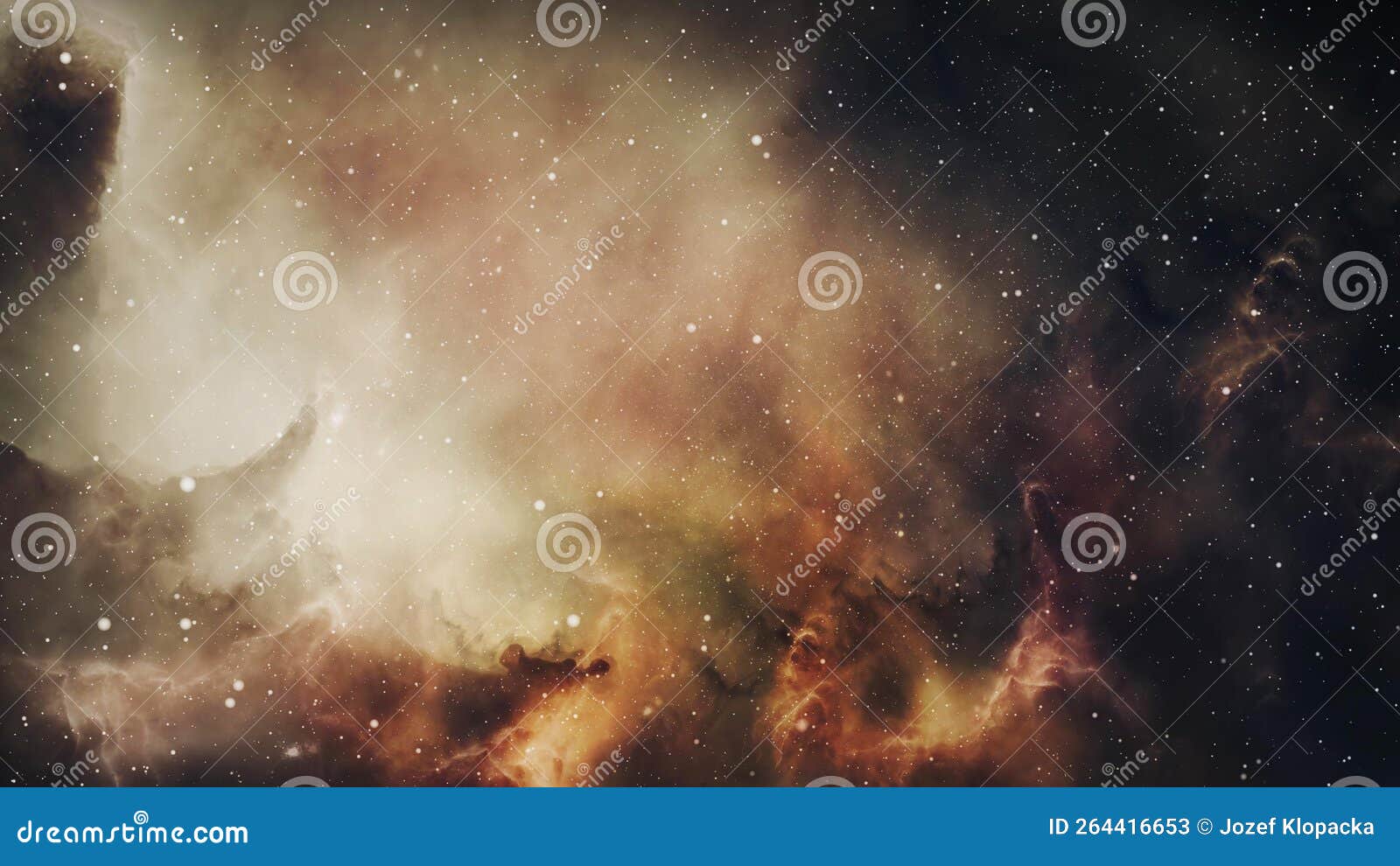 Nebula, Cosmic Space and Stars, Cosmic Abstract Background. Stock ...