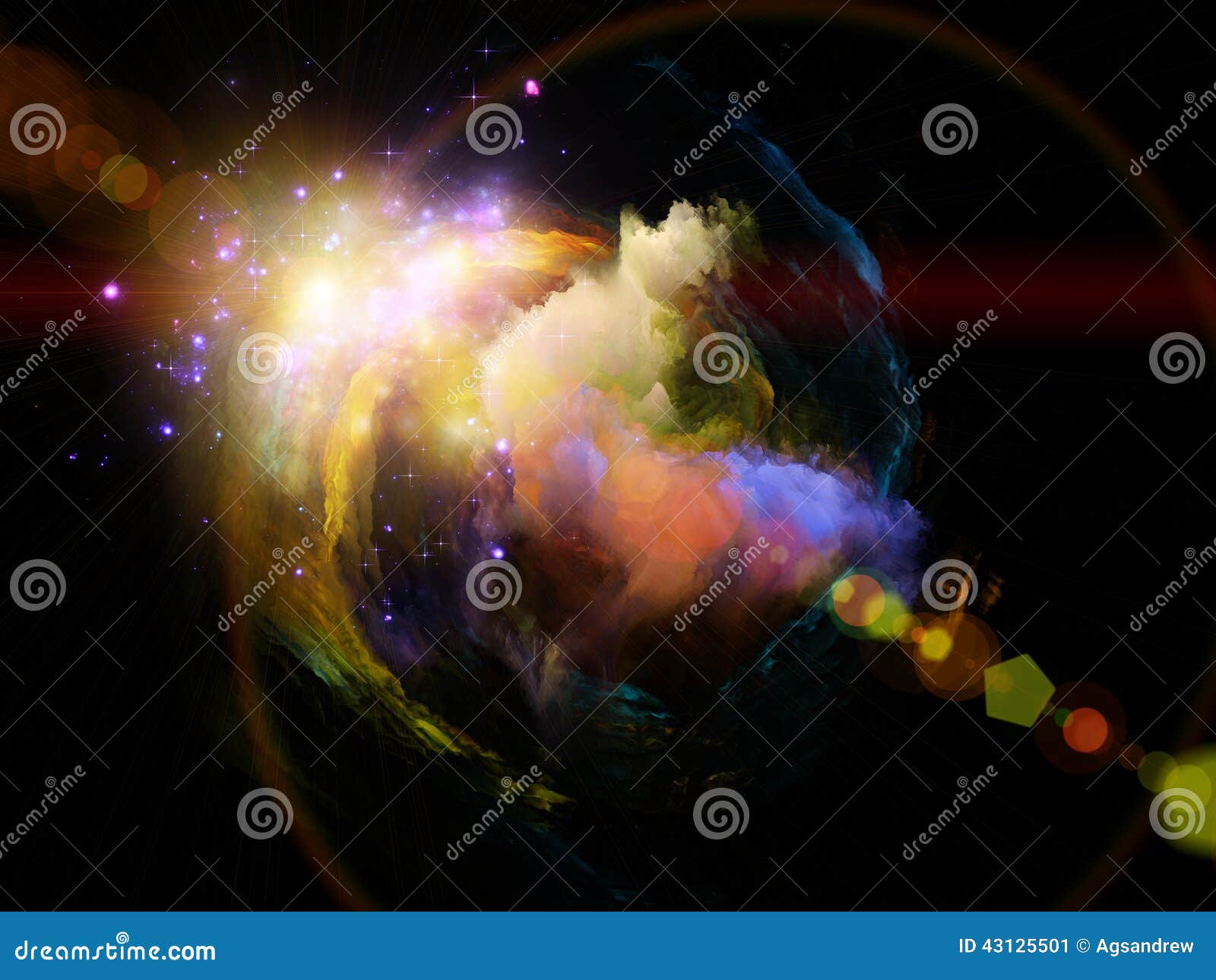 Nebula Energy stock illustration. Illustration of arrangement - 43125501