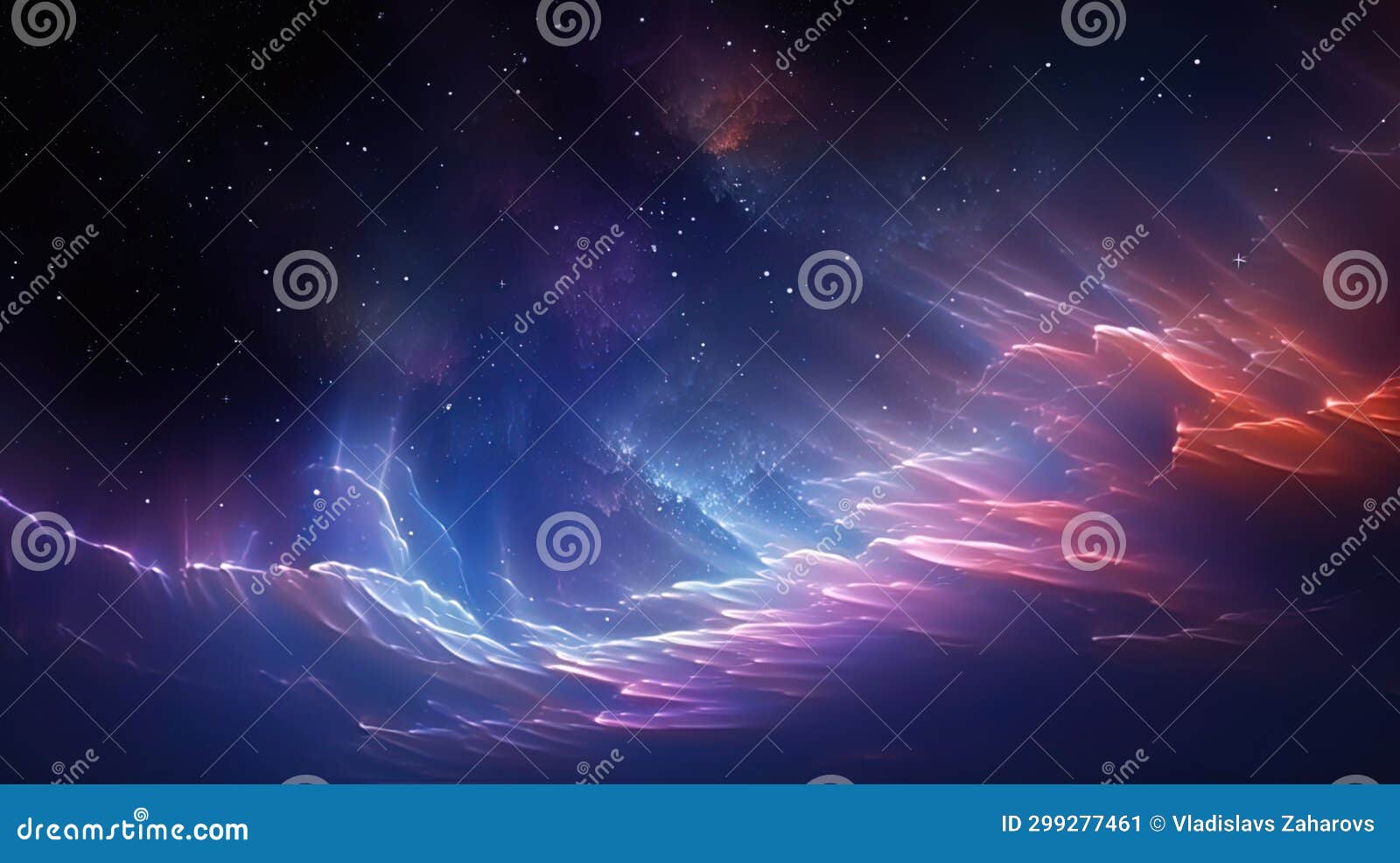 The Nebula in the Form of a Bright Striped Cloud in Which New Stars are ...