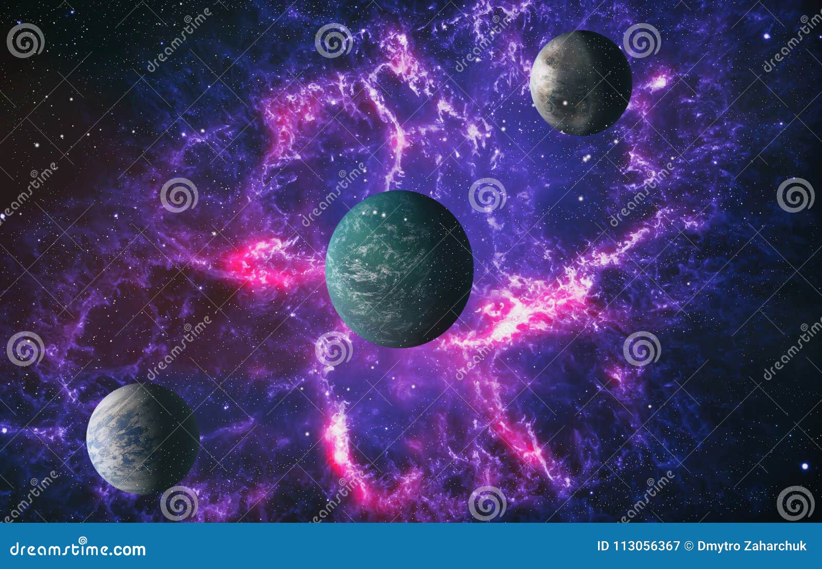 Space Many Light Years Far from the Earth. Elements of this Image ...