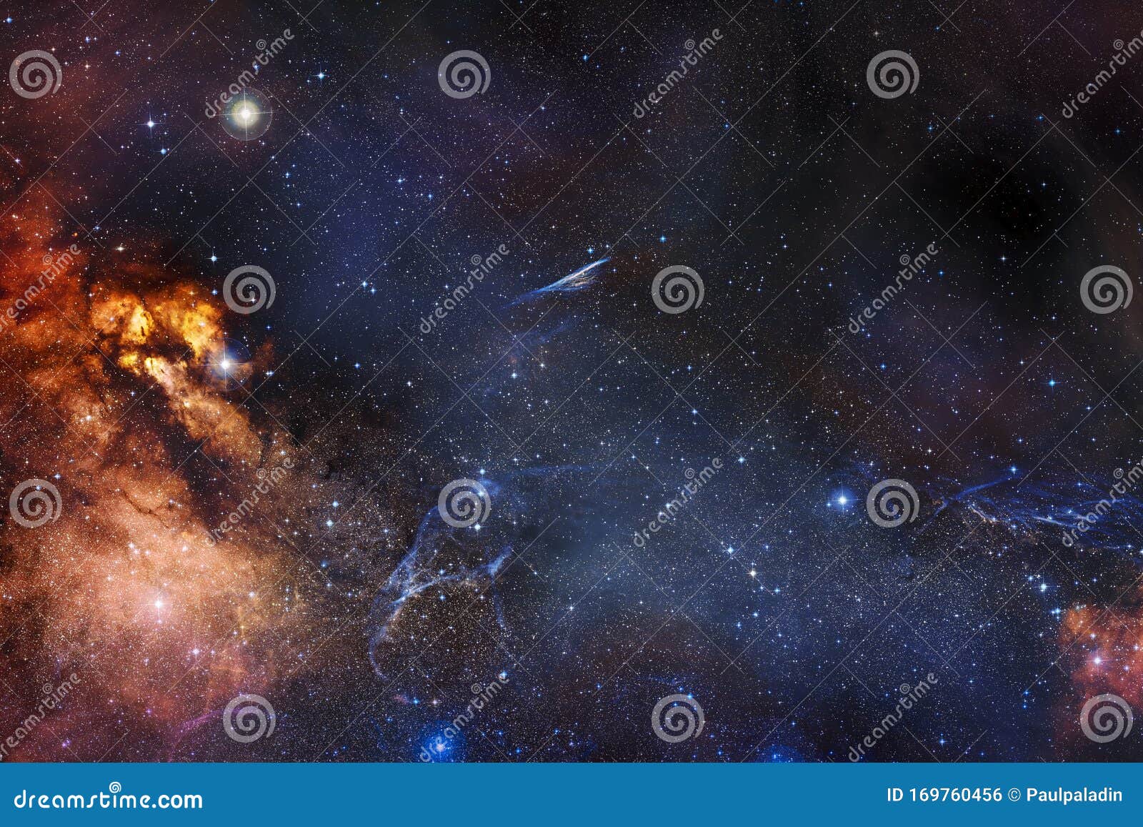 Nebula, Galaxy,starfield, in Outer Space. Infinity Universe Stock ...