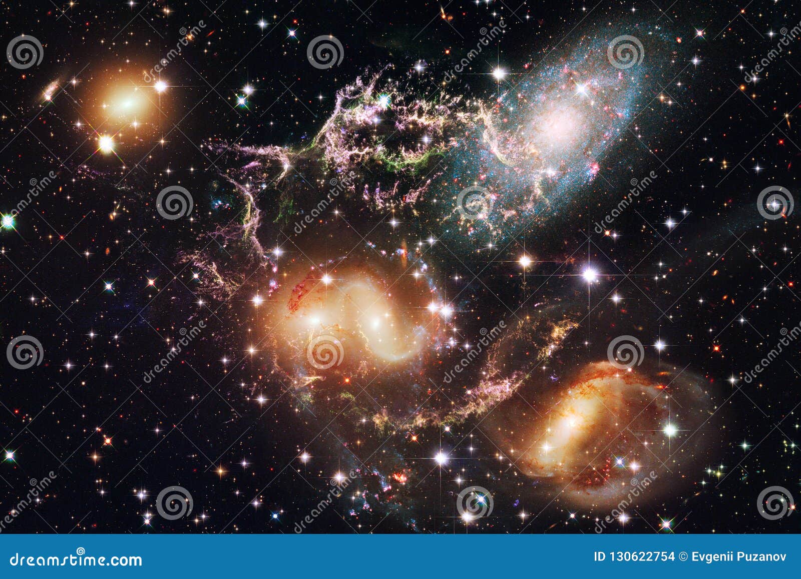 Nebula an Interstellar Cloud of Star Dust. Outer Space Image Stock ...