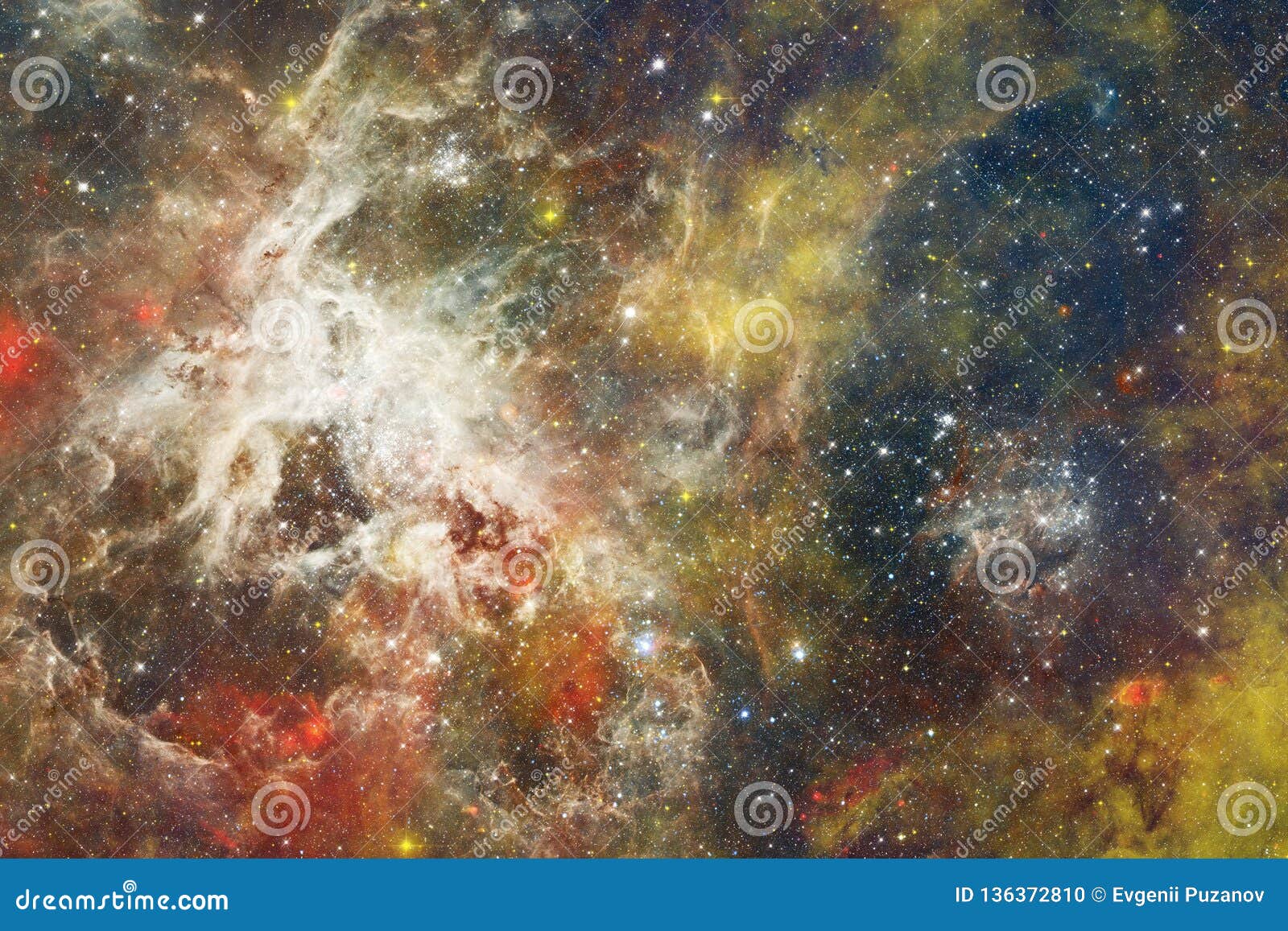 Nebula an Interstellar Cloud of Star Dust. Outer Space Image Stock ...