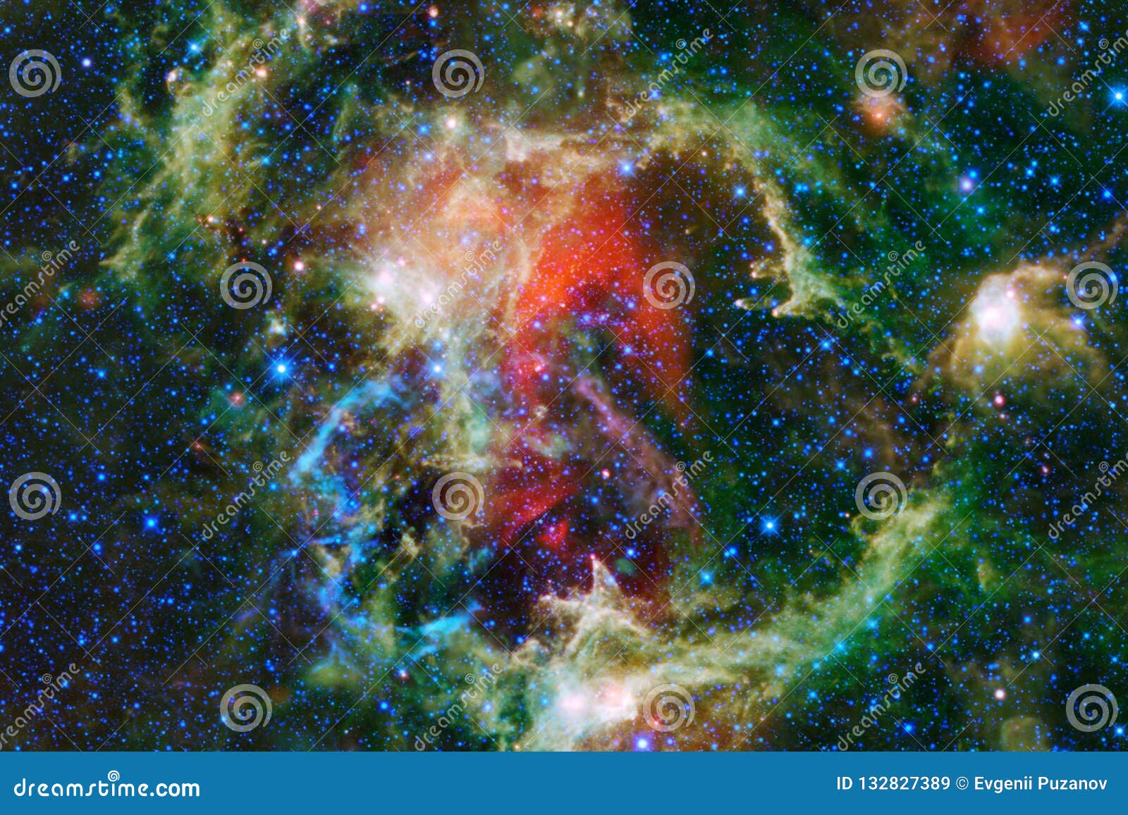Nebula an Interstellar Cloud of Star Dust. Outer Space Image Stock ...
