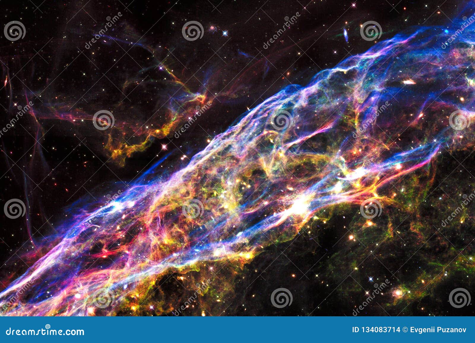 Nebula an Interstellar Cloud of Star Dust. Outer Space Image Stock ...