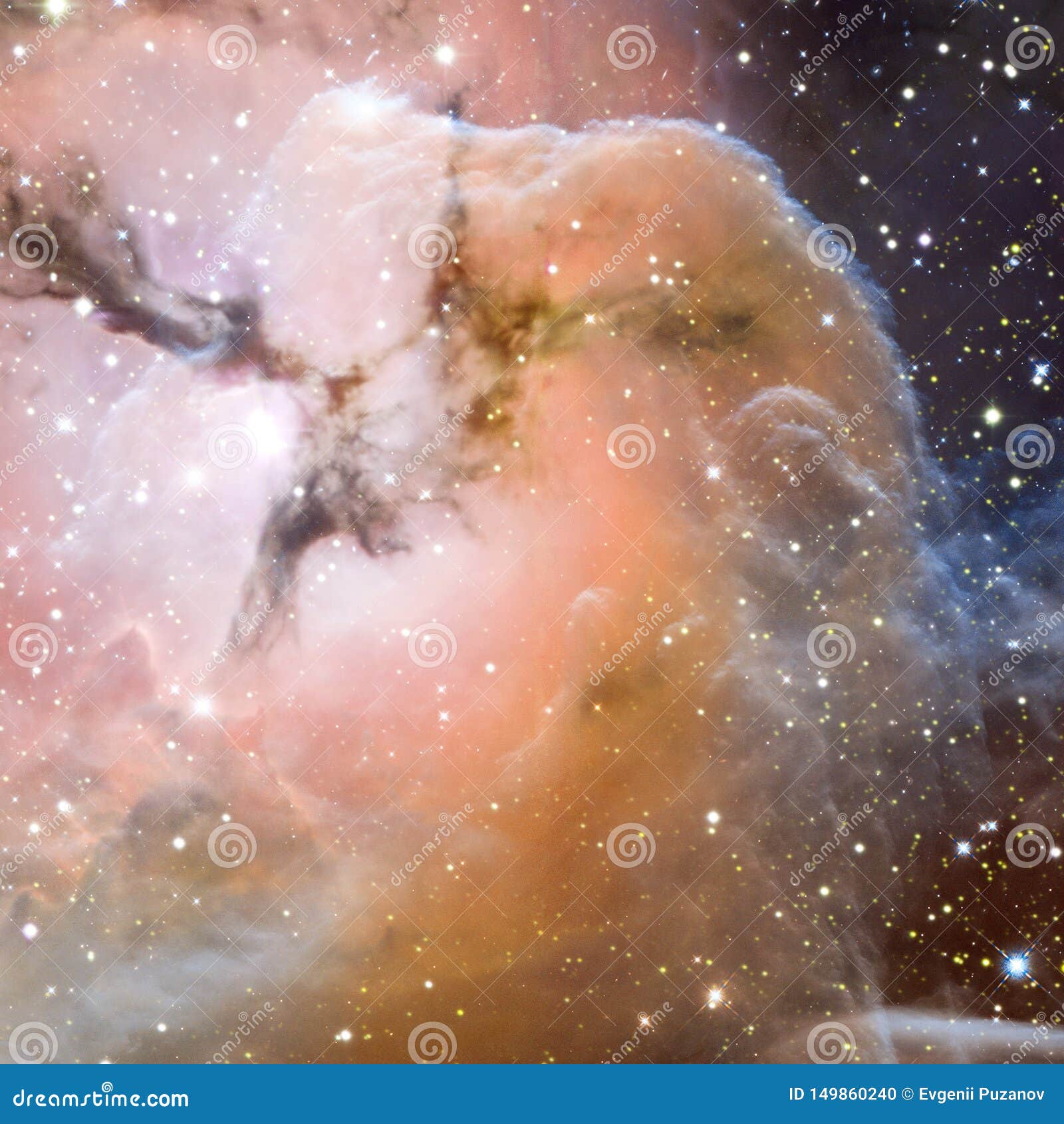 Nebula an Interstellar Cloud of Stars Dust Stock Photo - Image of ...