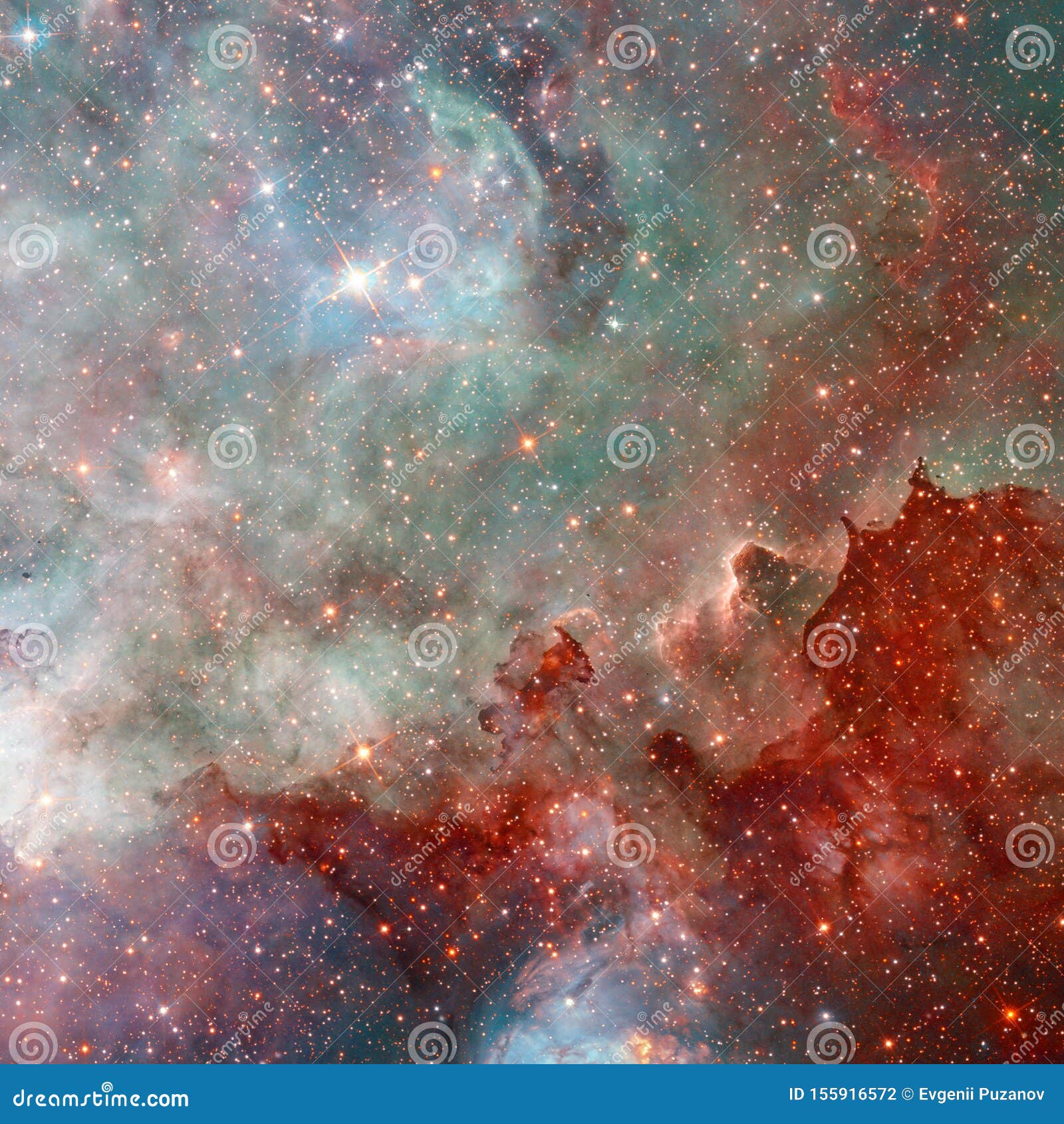 Nebula an Interstellar Cloud of Stars Dust Stock Photo - Image of ...