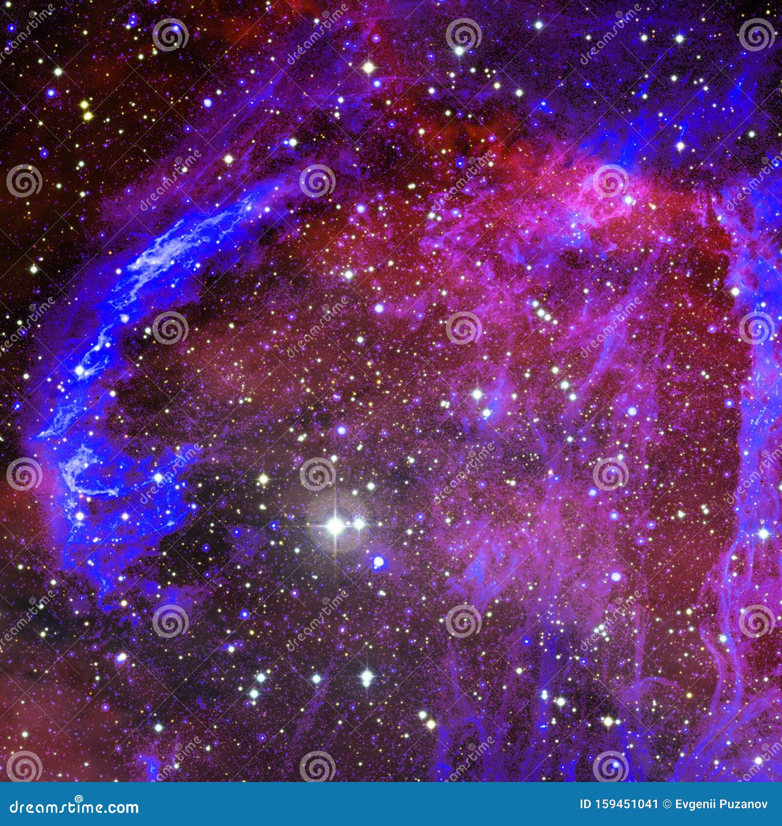 Nebula an Interstellar Cloud of Stars Dust Stock Image - Image of ...