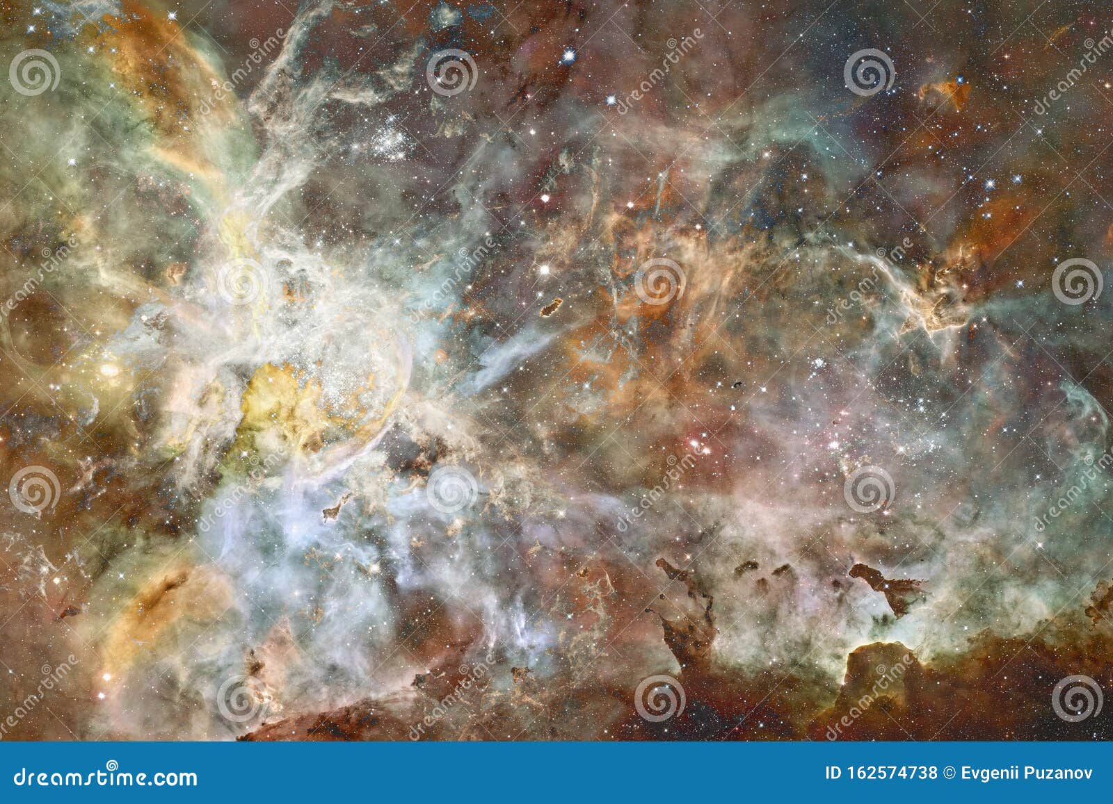 Nebula an Interstellar Cloud of Stars Dust Stock Photo - Image of ...