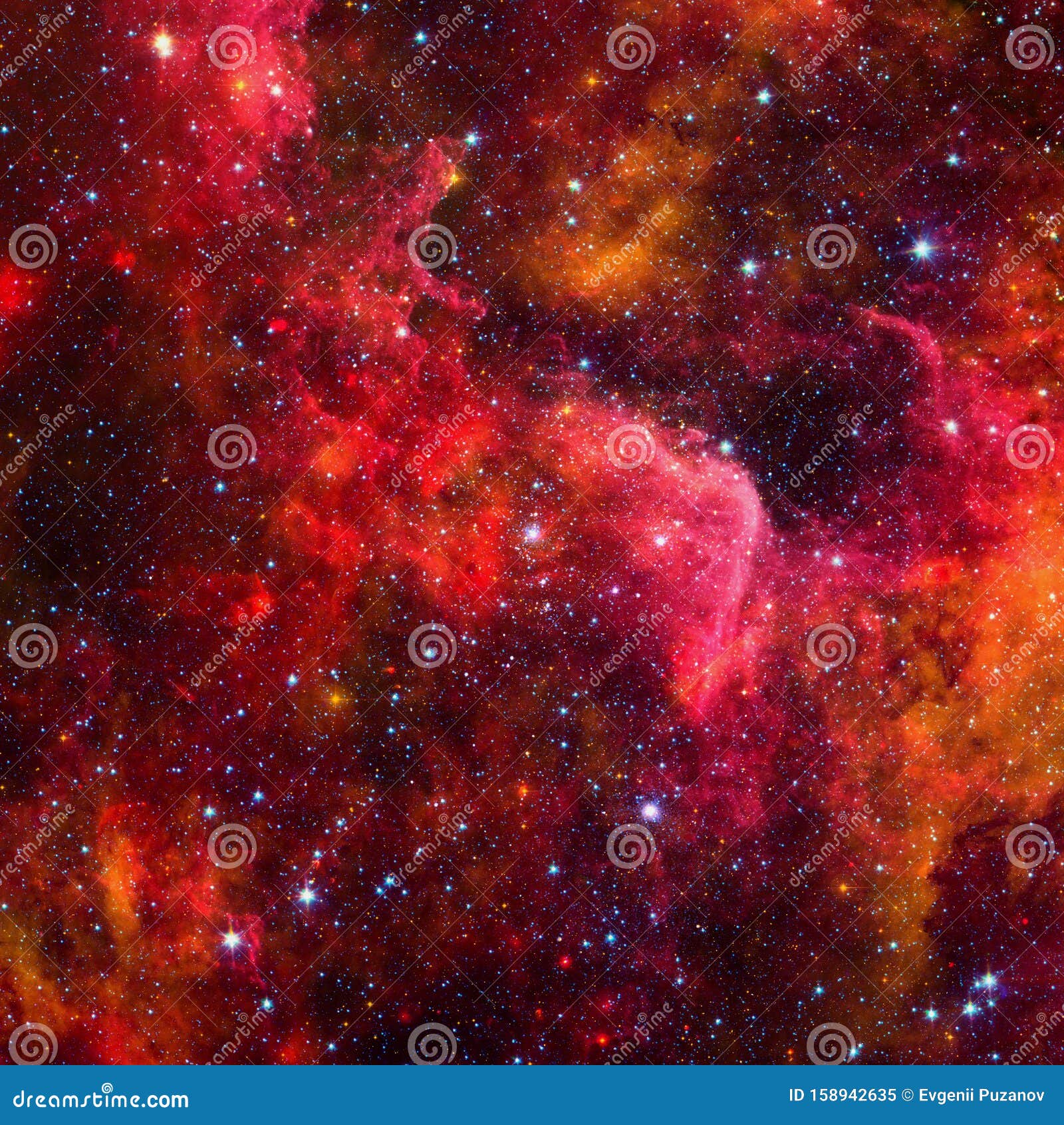 Nebula an Interstellar Cloud of Stars Dust Stock Image - Image of ...