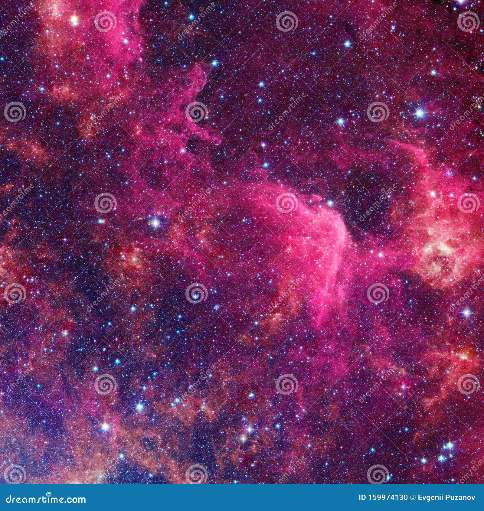 Nebula an Interstellar Cloud of Stars Dust Stock Photo - Image of ...