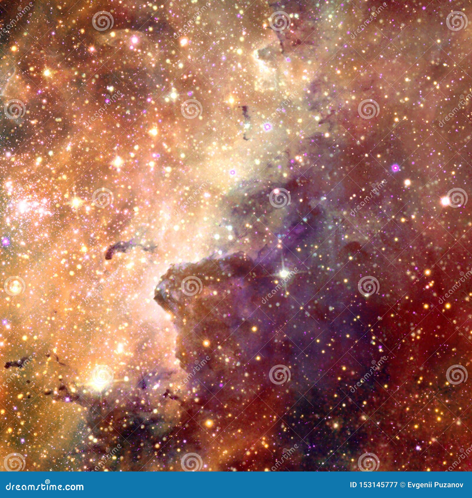 Nebula in Outer Space. Elements of this Image Furnished by NASA Stock ...