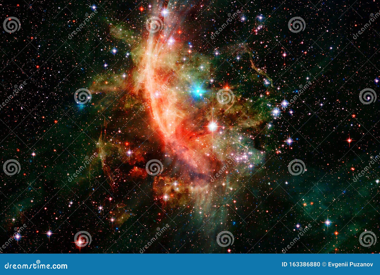 Nebula in Outer Space. Elements of this Image Furnished by NASA Stock ...