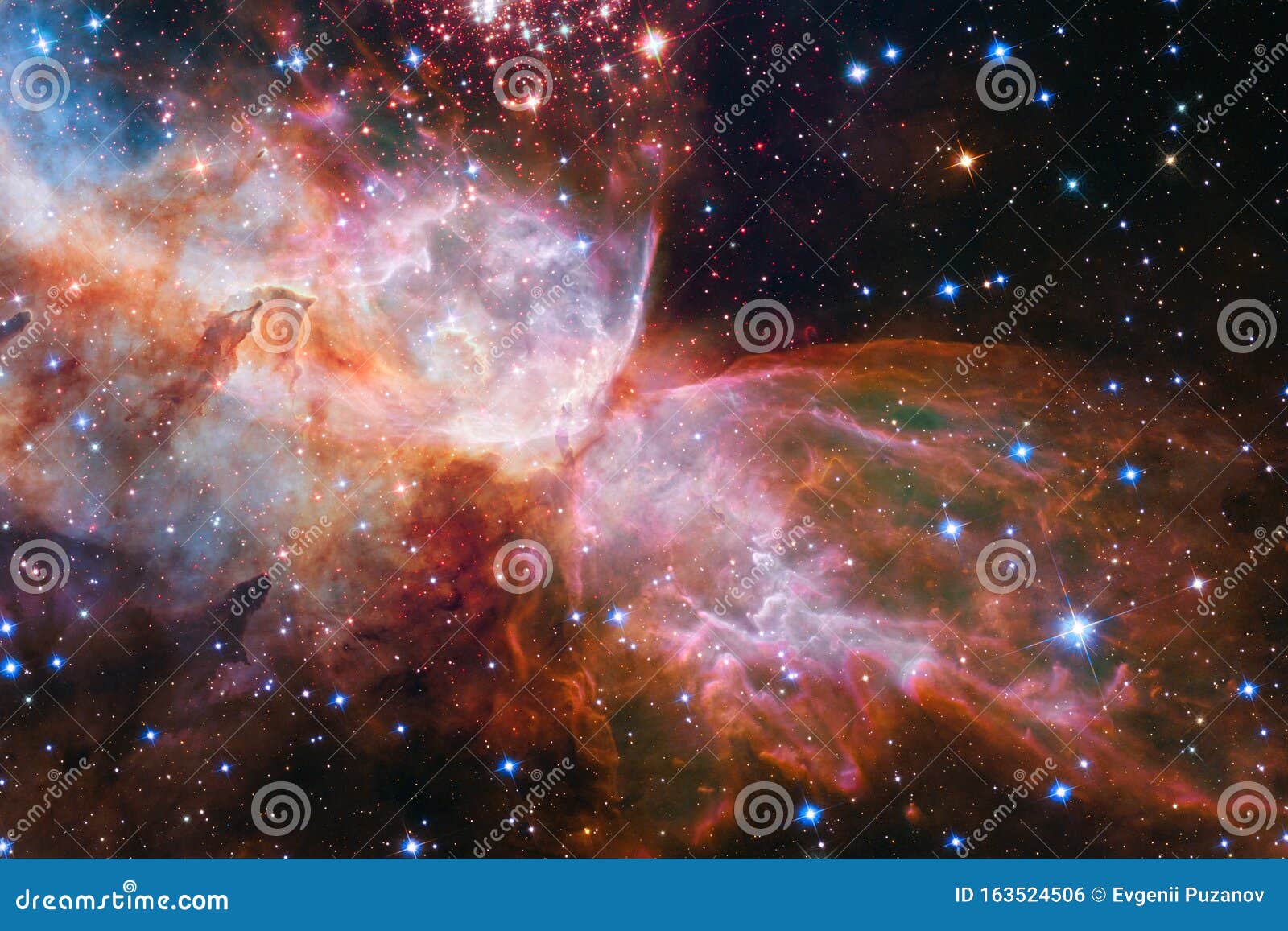Nebula in Outer Space. Elements of this Image Furnished by NASA Stock ...