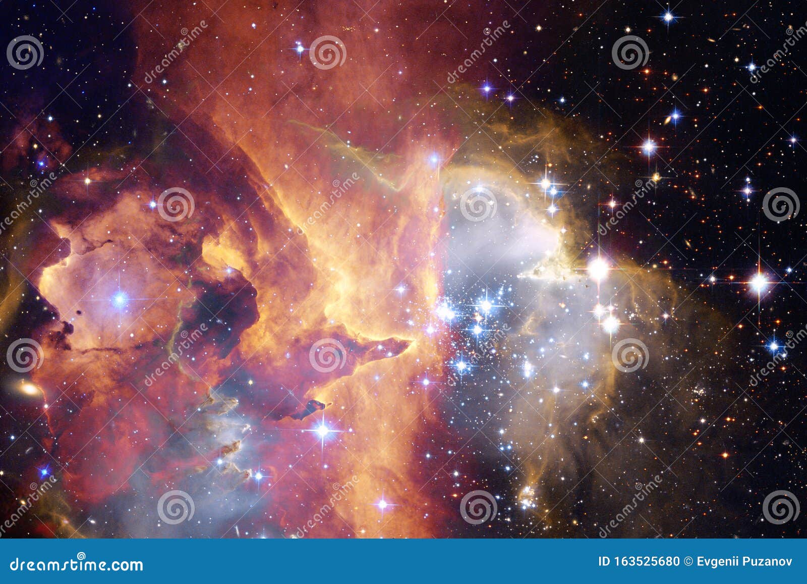 Nebula in Outer Space. Elements of this Image Furnished by NASA Stock ...