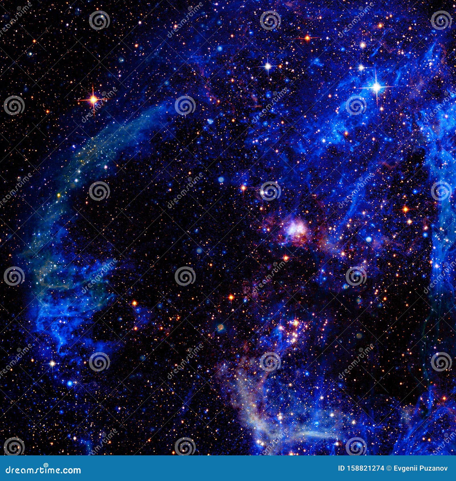 Nebula in Outer Space. Elements of this Image Furnished by NASA Stock ...