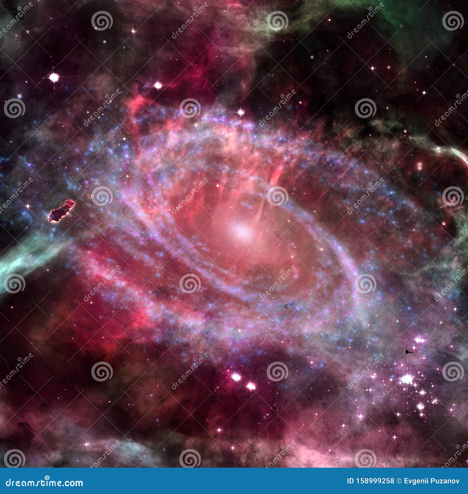 Nebula in Outer Space. Elements of this Image Furnished by NASA Stock ...