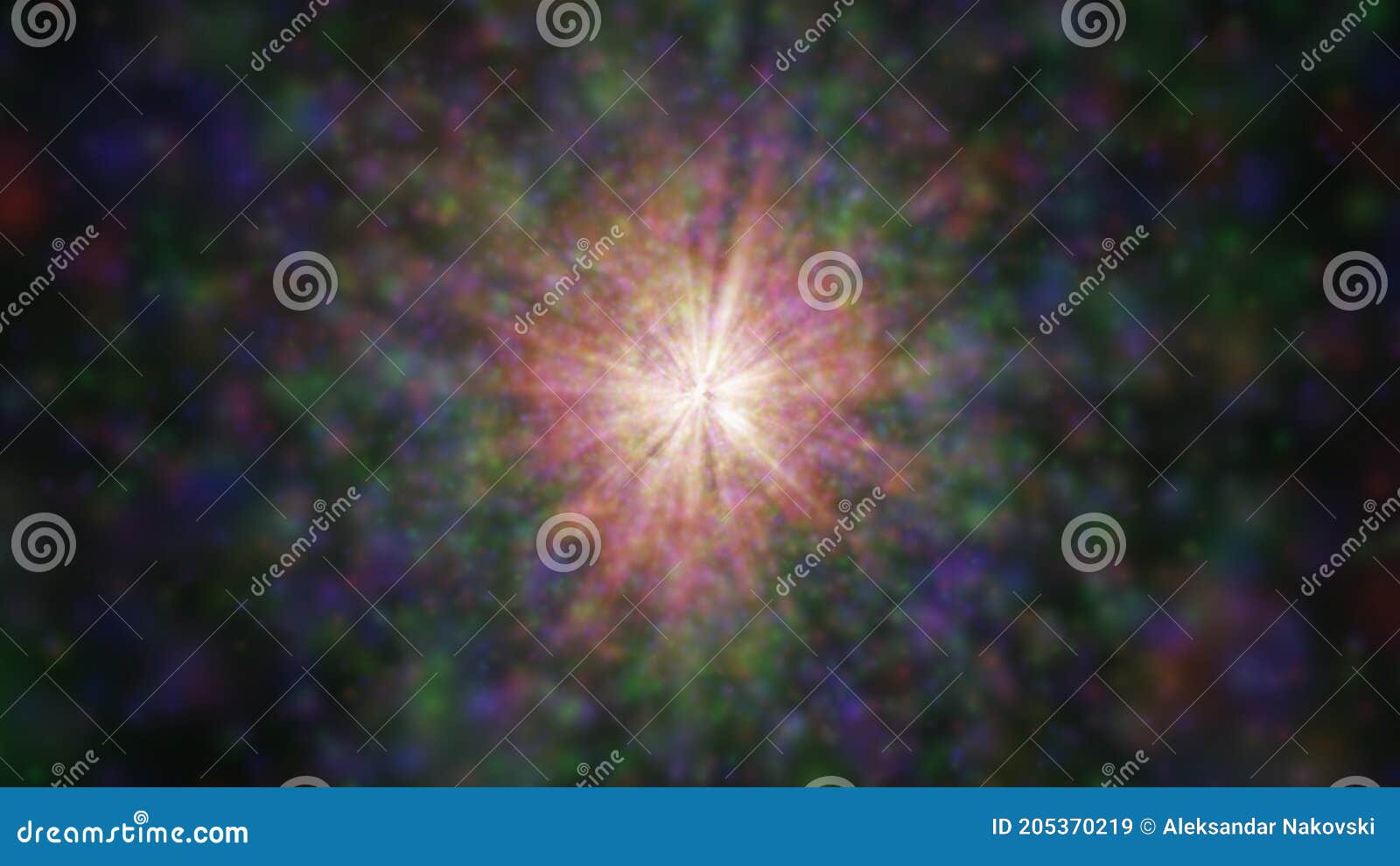 Nebula Particle Ray Light in Space Stock Illustration - Illustration of ...