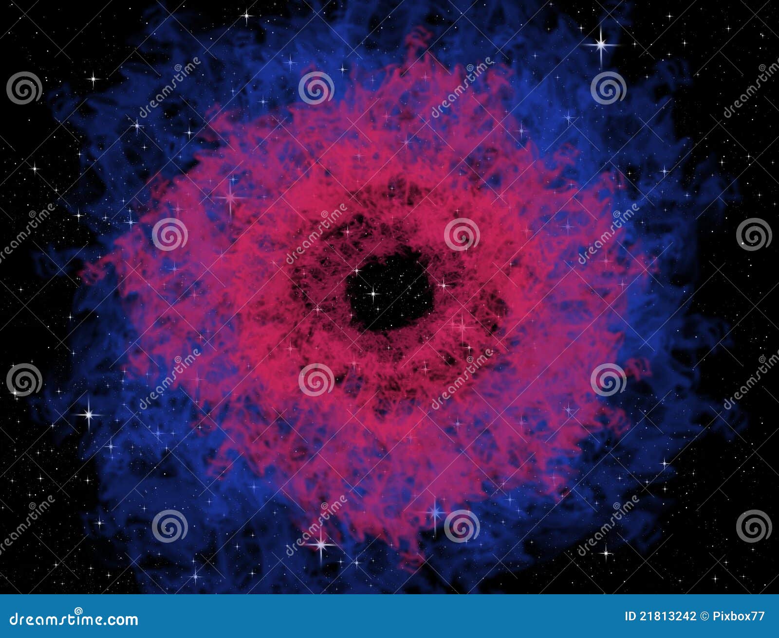 Nebula or Plasma in the Space Stock Illustration - Illustration of ...