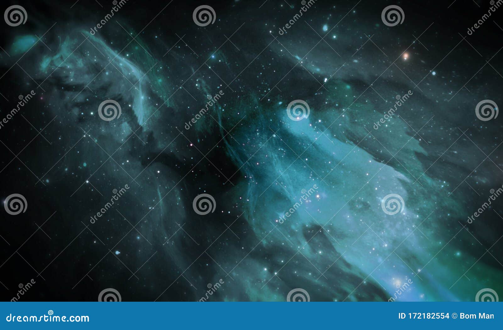 Nebula Space Abstract Background Stock Illustration - Illustration of ...