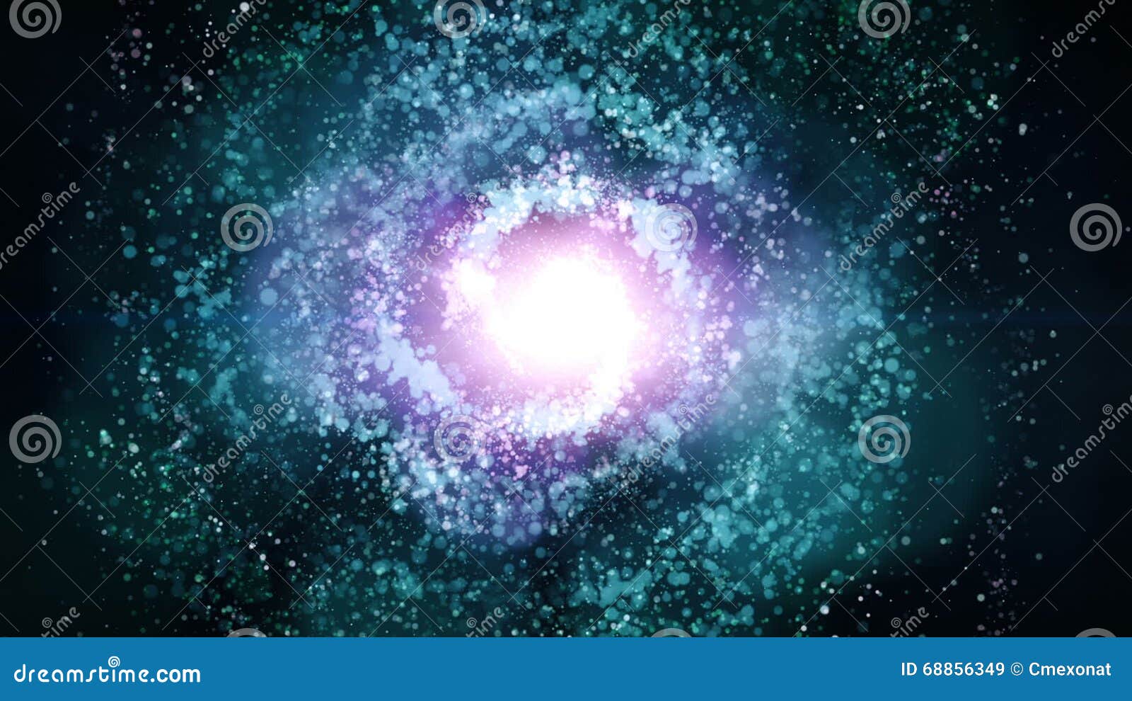 Nebula Space Background Seamless VJ Loop Animation Stock Video - Video ...
