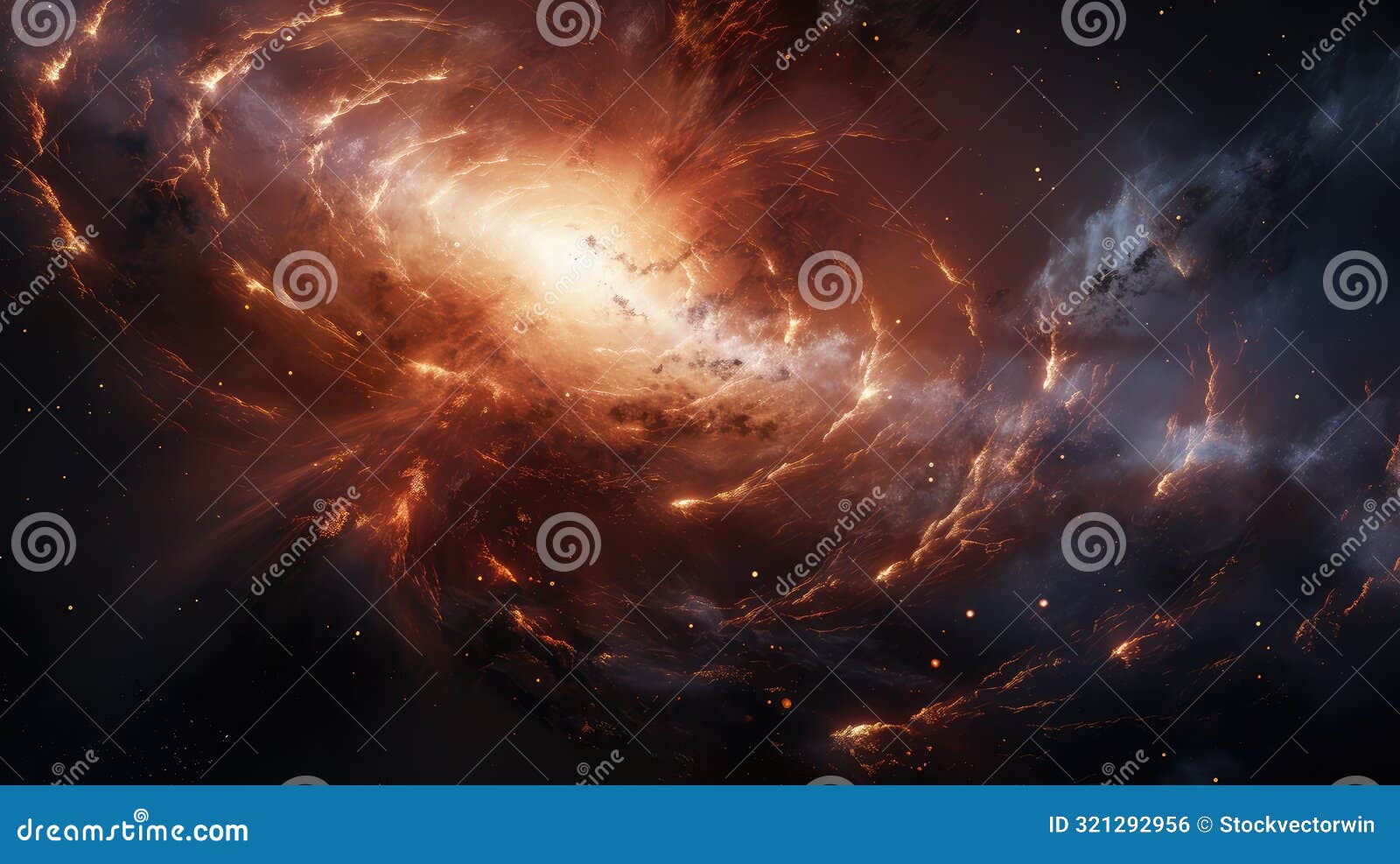 Nebula stars exploding stock illustration. Illustration of astrophysics ...
