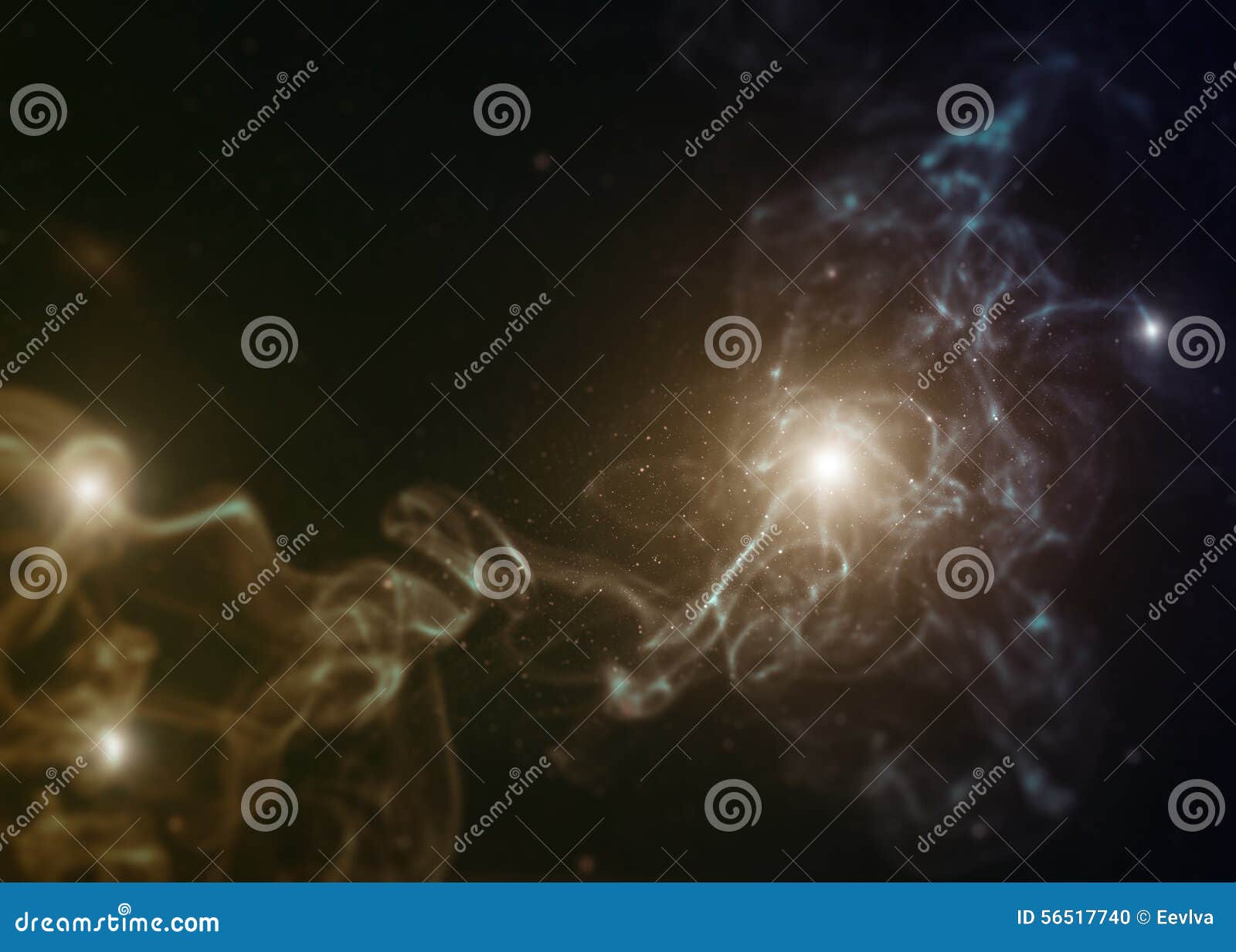 Nebula with Tilt-shift Miniature Effect. Stock Photo - Image of light ...