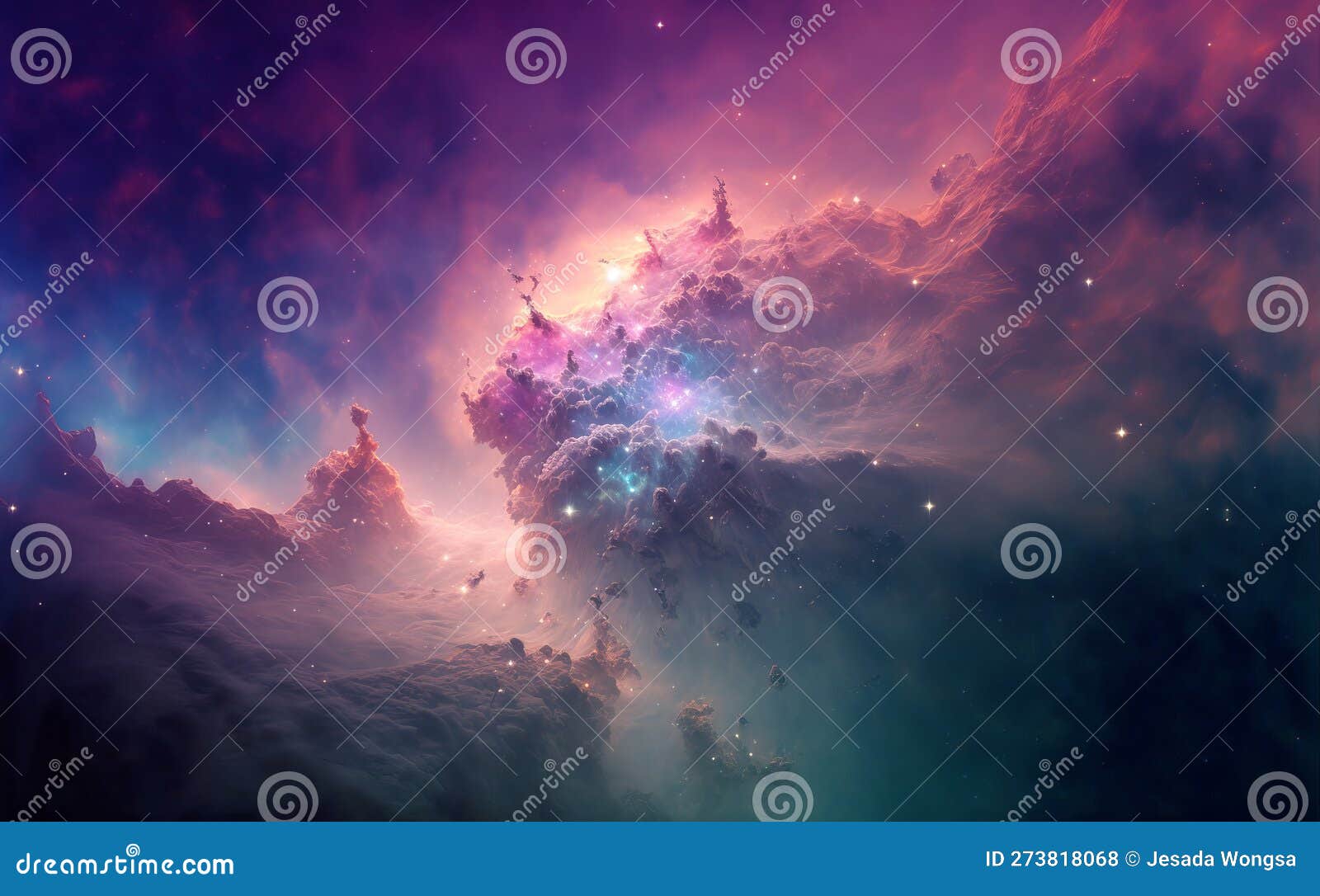 Nebula Waves Breaking in the Stellar Emission Nebula. Giant ...