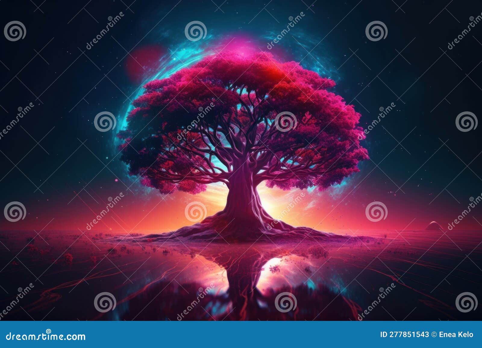 Nebulae Fantasy Tree of Life, in the Style of Vibrant Illustrations ... Nebulae Fantasy Tree of Life, in the Style of Vibrant Illustrations ...