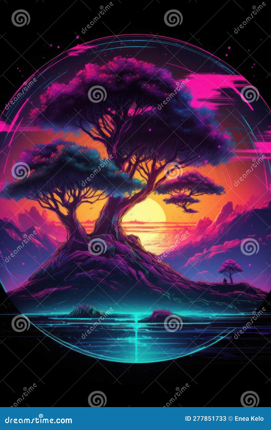 Nebulae Fantasy Tree of Life, in the Style of Vibrant Illustrations ... Nebulae Fantasy Tree of Life, in the Style of Vibrant Illustrations ...