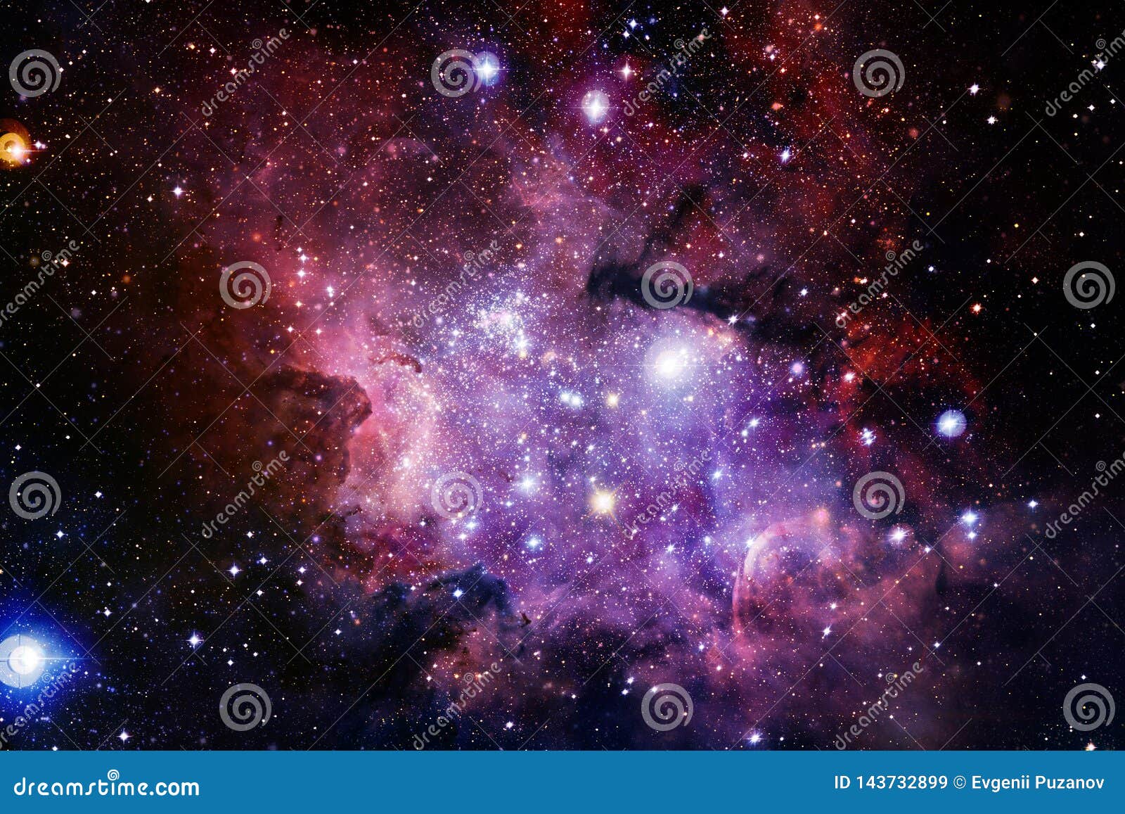 Nebulae an Interstellar Cloud of Star Dust Stock Image - Image of ...
