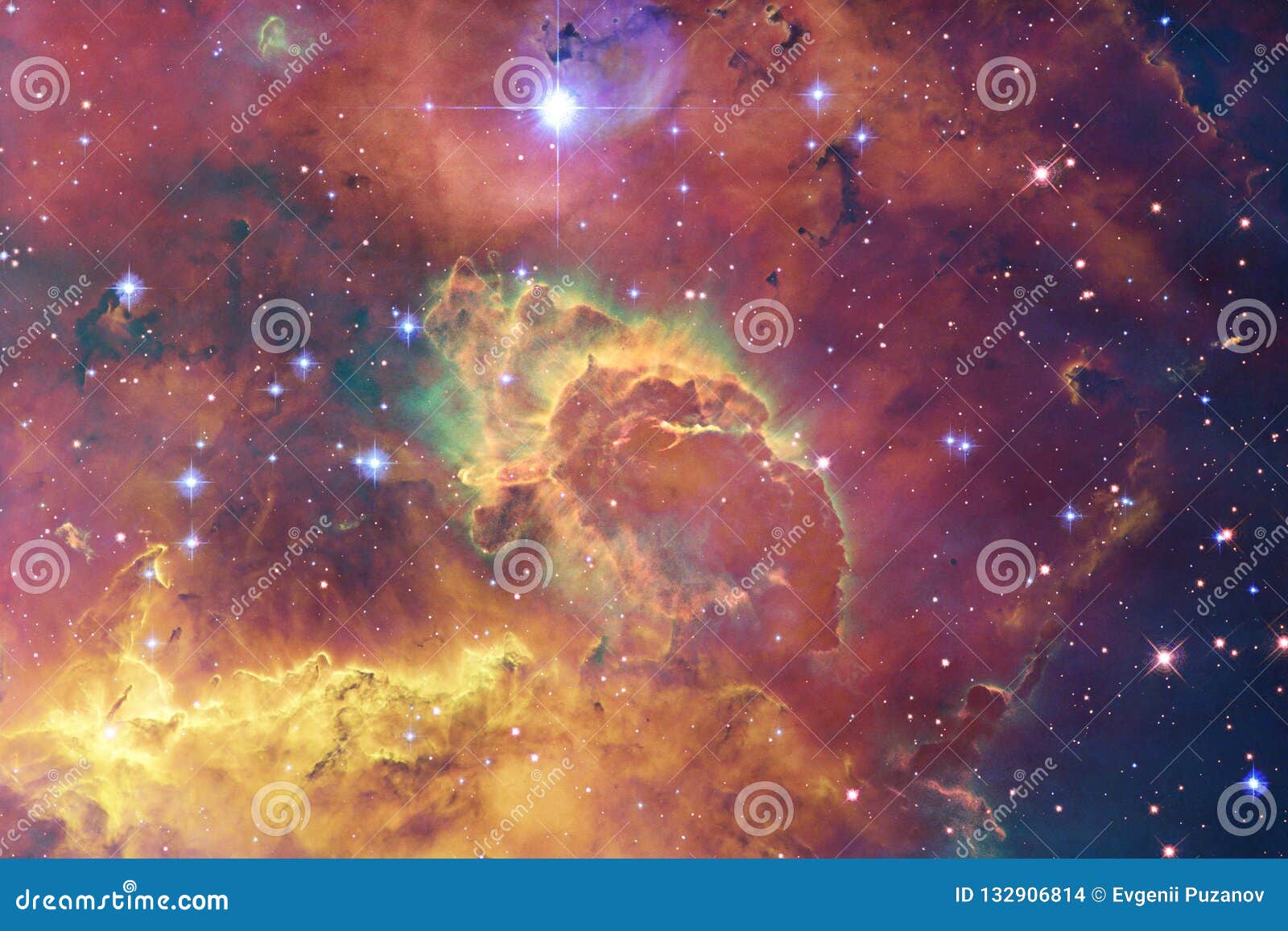 Nebulae an Interstellar Cloud of Star Dust Stock Photo - Image of ...