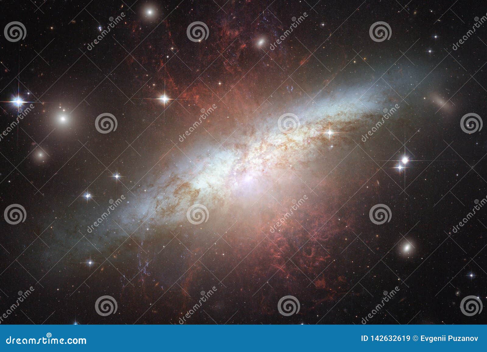 Nebulae and Many Stars in Outer Space. Elements of this Image Furnished ...