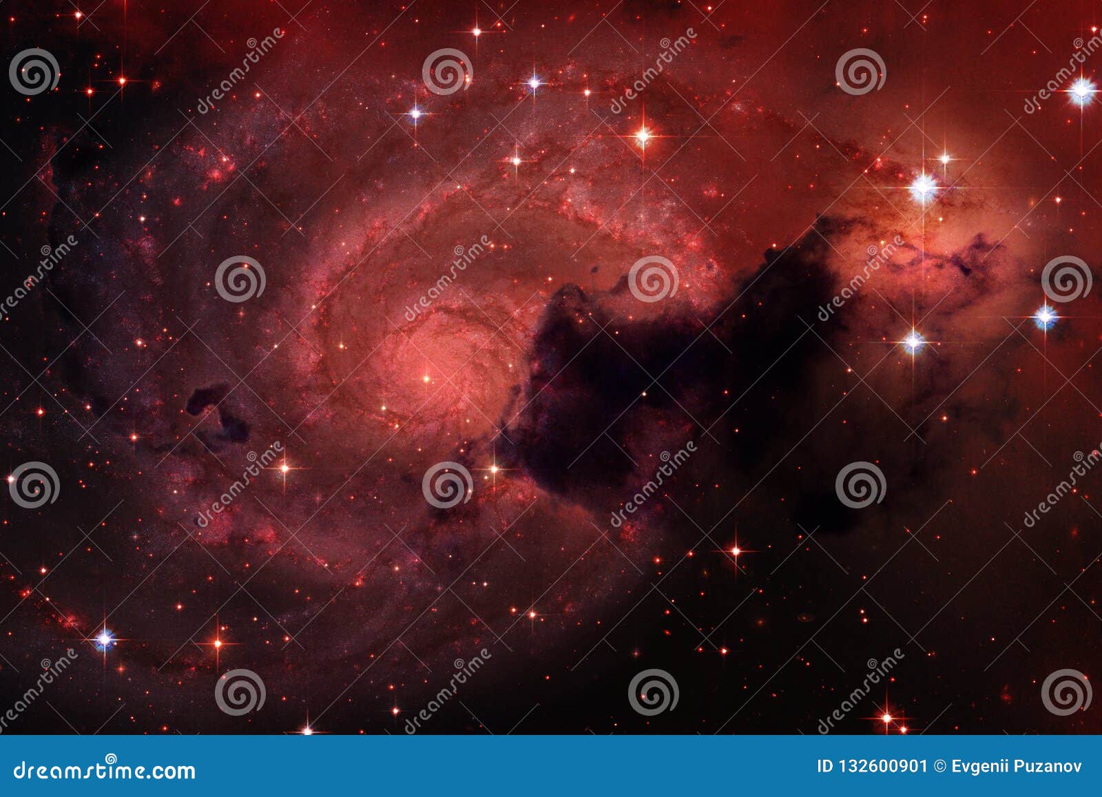 Nebulae and Many Stars in Outer Space. Elements of this Image Furnished ...