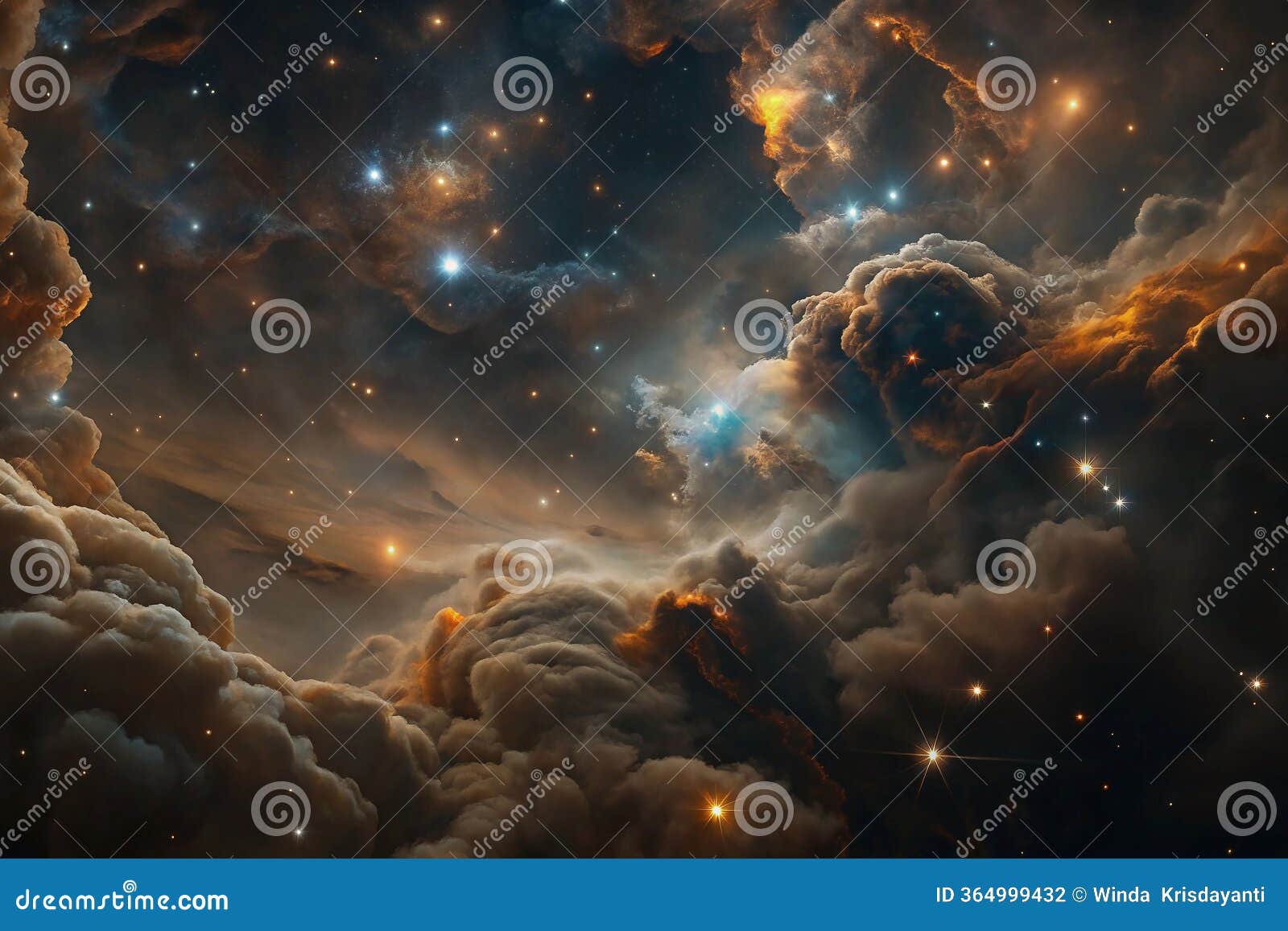 Space Celestial Cartoon Kids Doddle Seamless Pattern Or Digital Paper ...