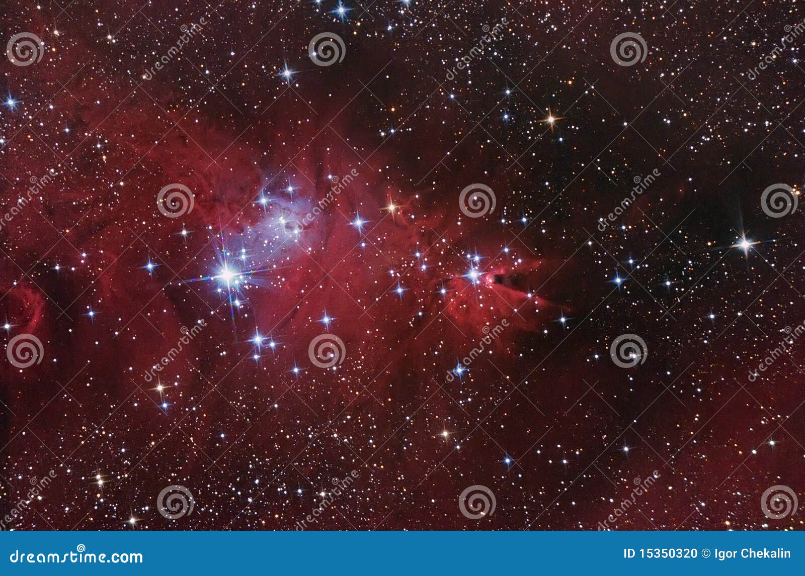 Nebular complex. stock photo. Image of cloud, cosmos - 15350320
