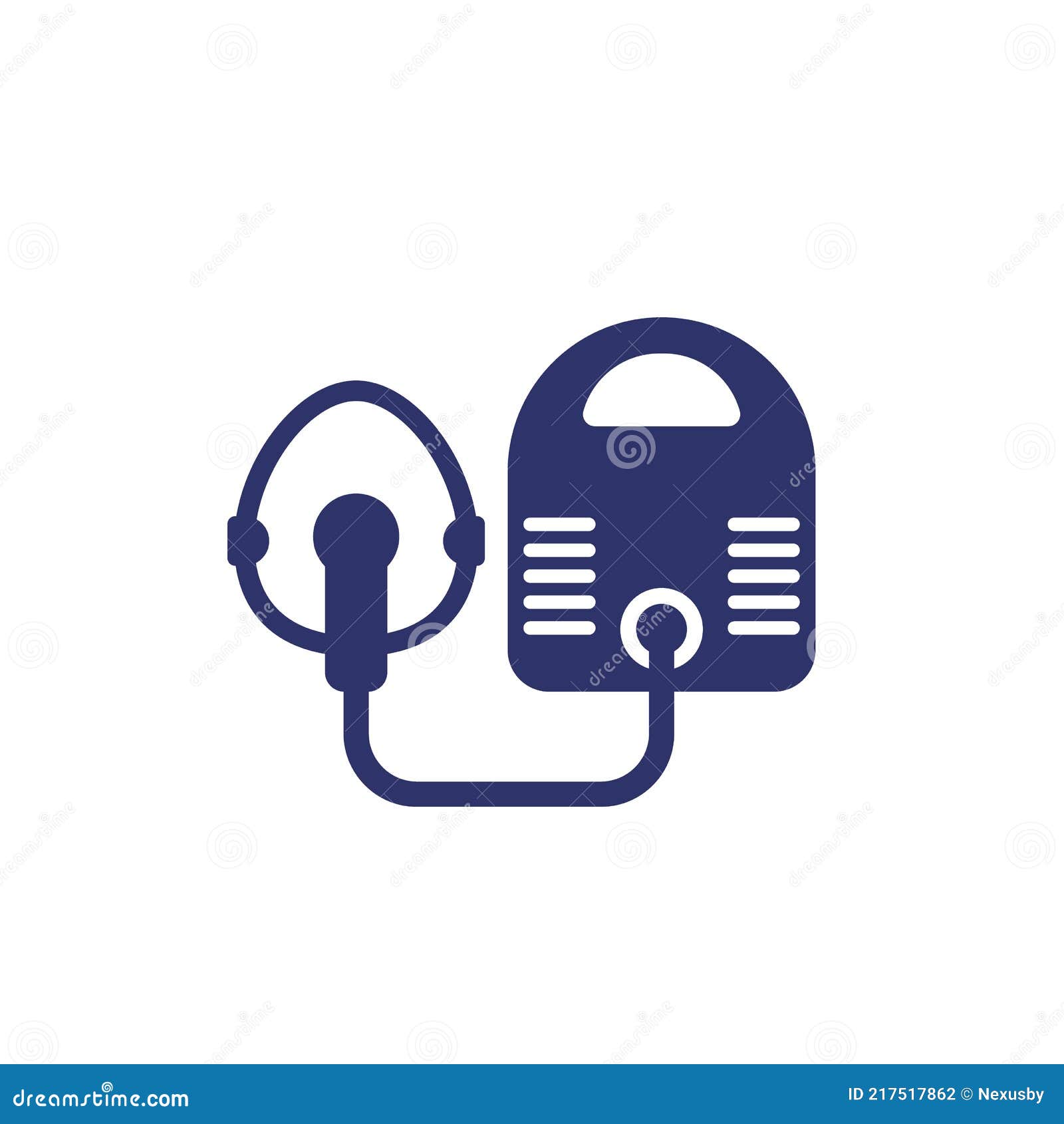 Nebulizer Icon on White, Vector Stock Vector - Illustration of hospital ...