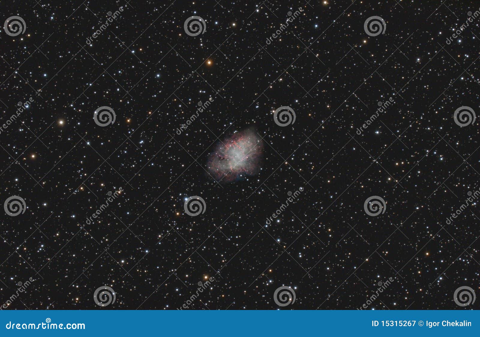 Nebulosa De Caranguejo (resto Do Supernova) Imagem de Stock - Imagem de ...
