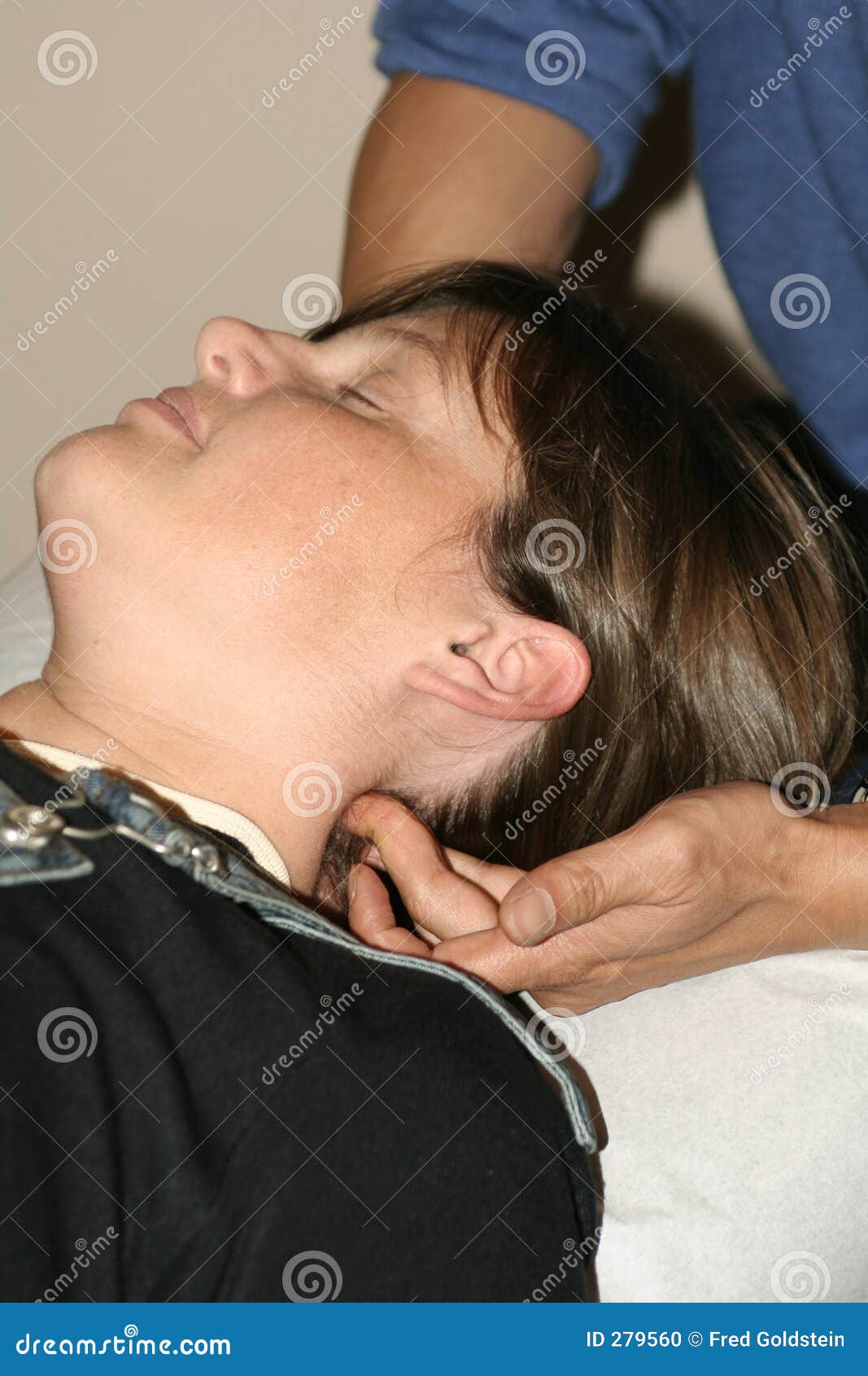 Neck Adjustment stock photo. Image of stress, sick, disease - 279560
