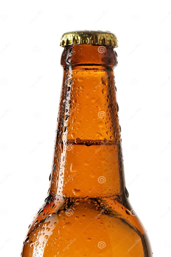 Neck of beer bottle stock image. Image of amber, lager - 3151159