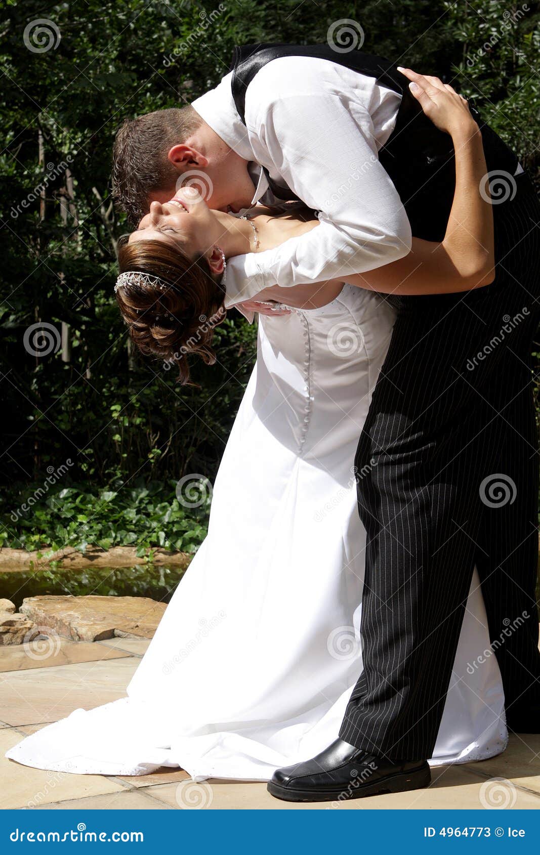 Neck Kiss stock image. Image of groom, marriage, celebrating - 4964773