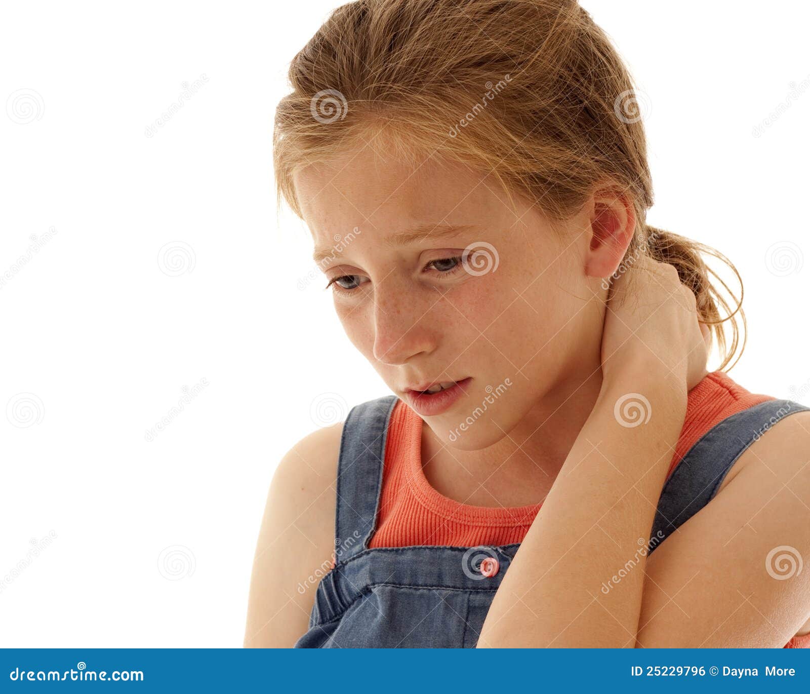 Neck pain stock photo. Image of hurt, pain, headache - 25229796