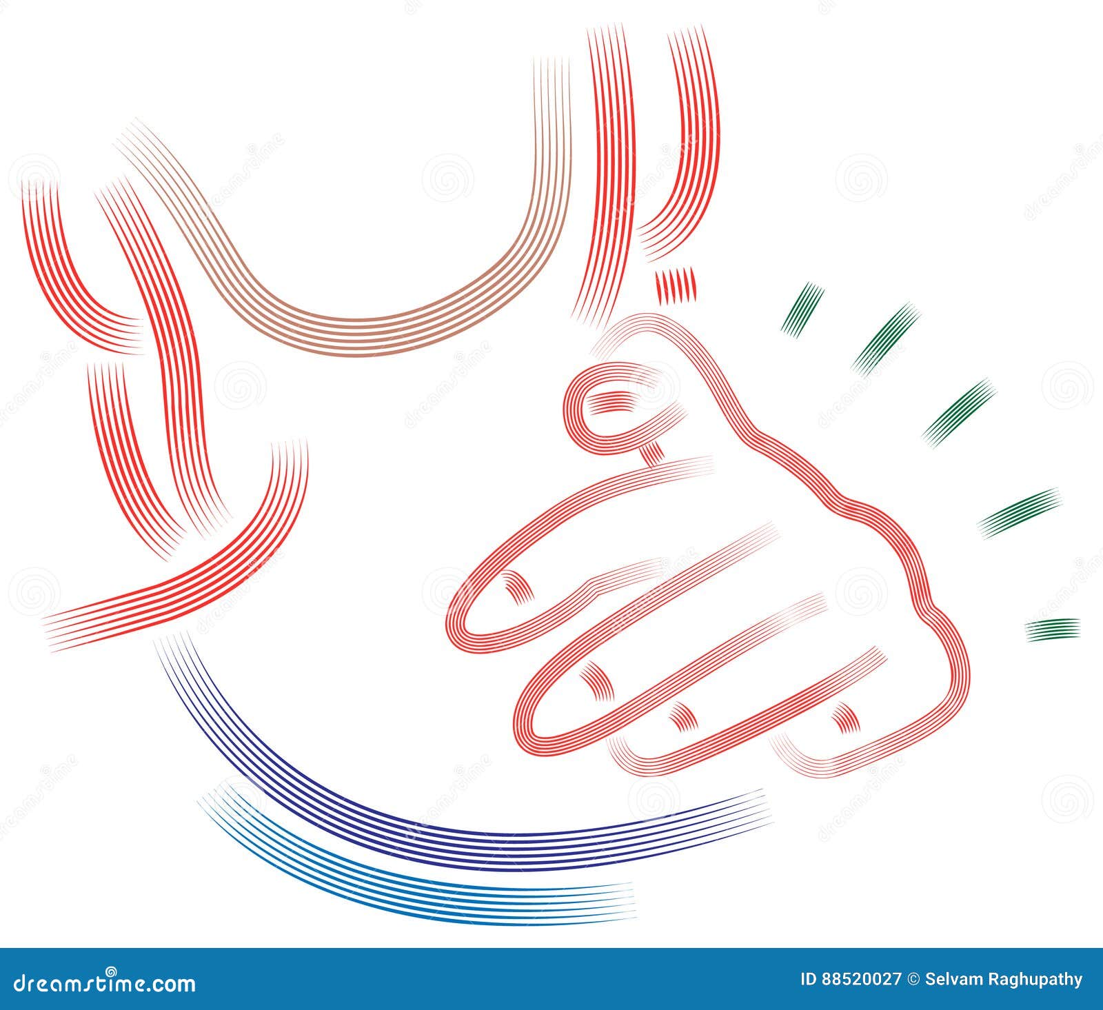 Set Of Pain And Affliction Cartoon Icon Design Template With Various ...