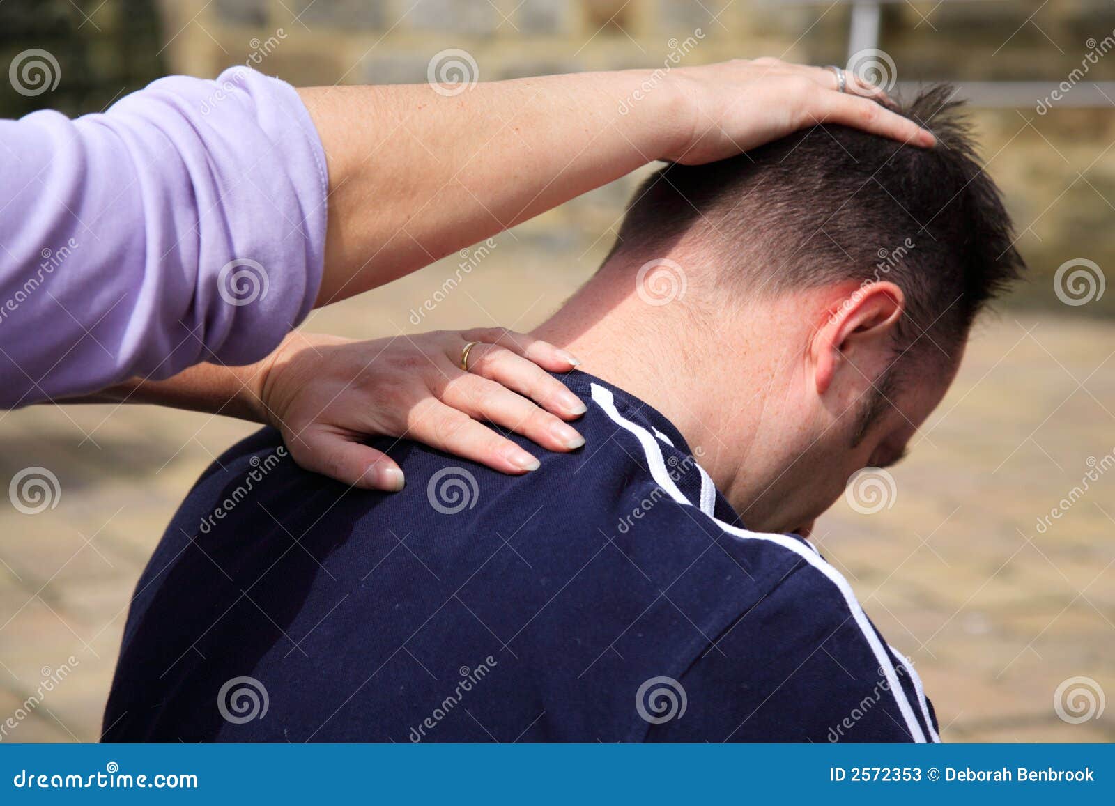 Neck stretch stock image. Image of interactive, joint - 2572353