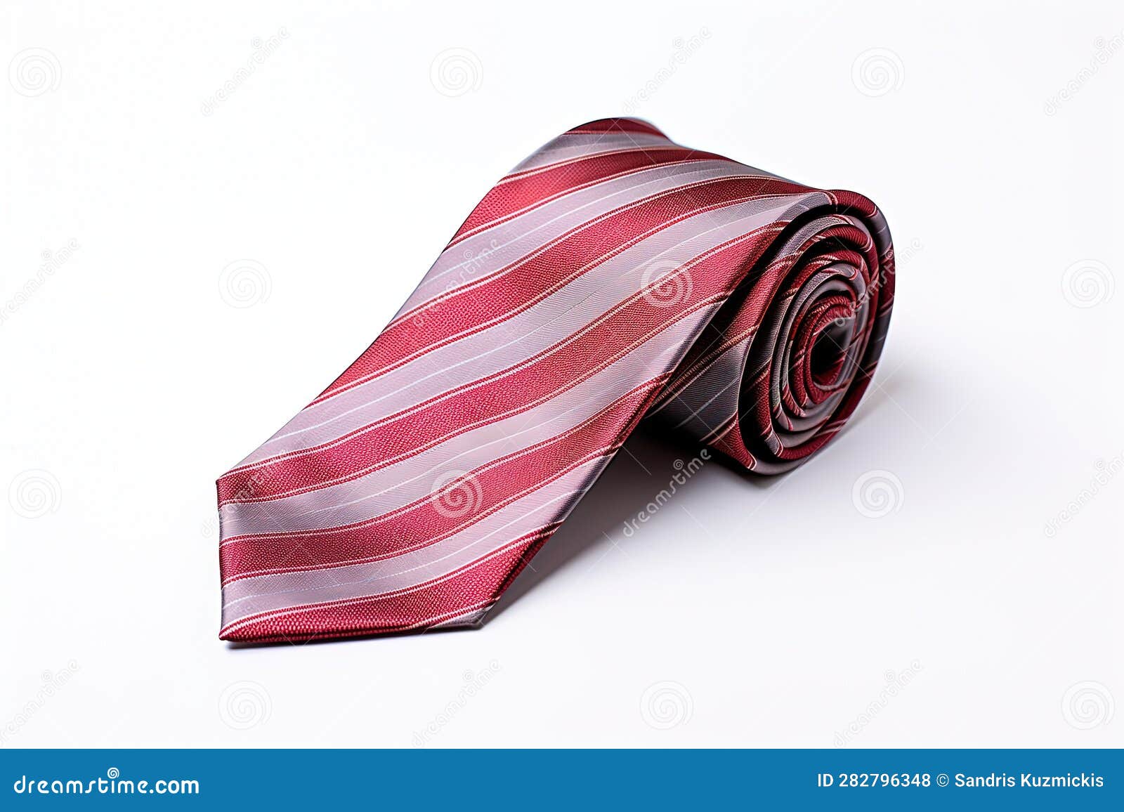 A Neck Tie Isolated on White Background. Generative AI Stock Photo ...