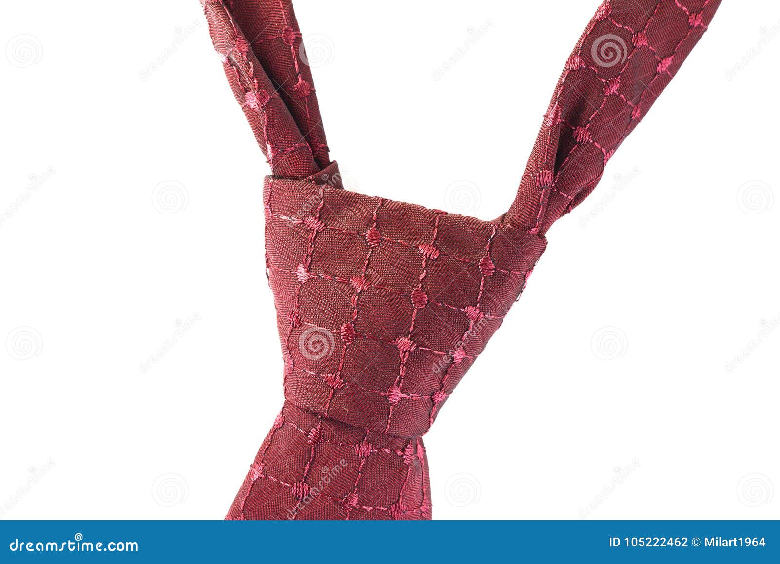 Neck Tie Isolated on White. Stock Photo - Image of isolated, necktie ...