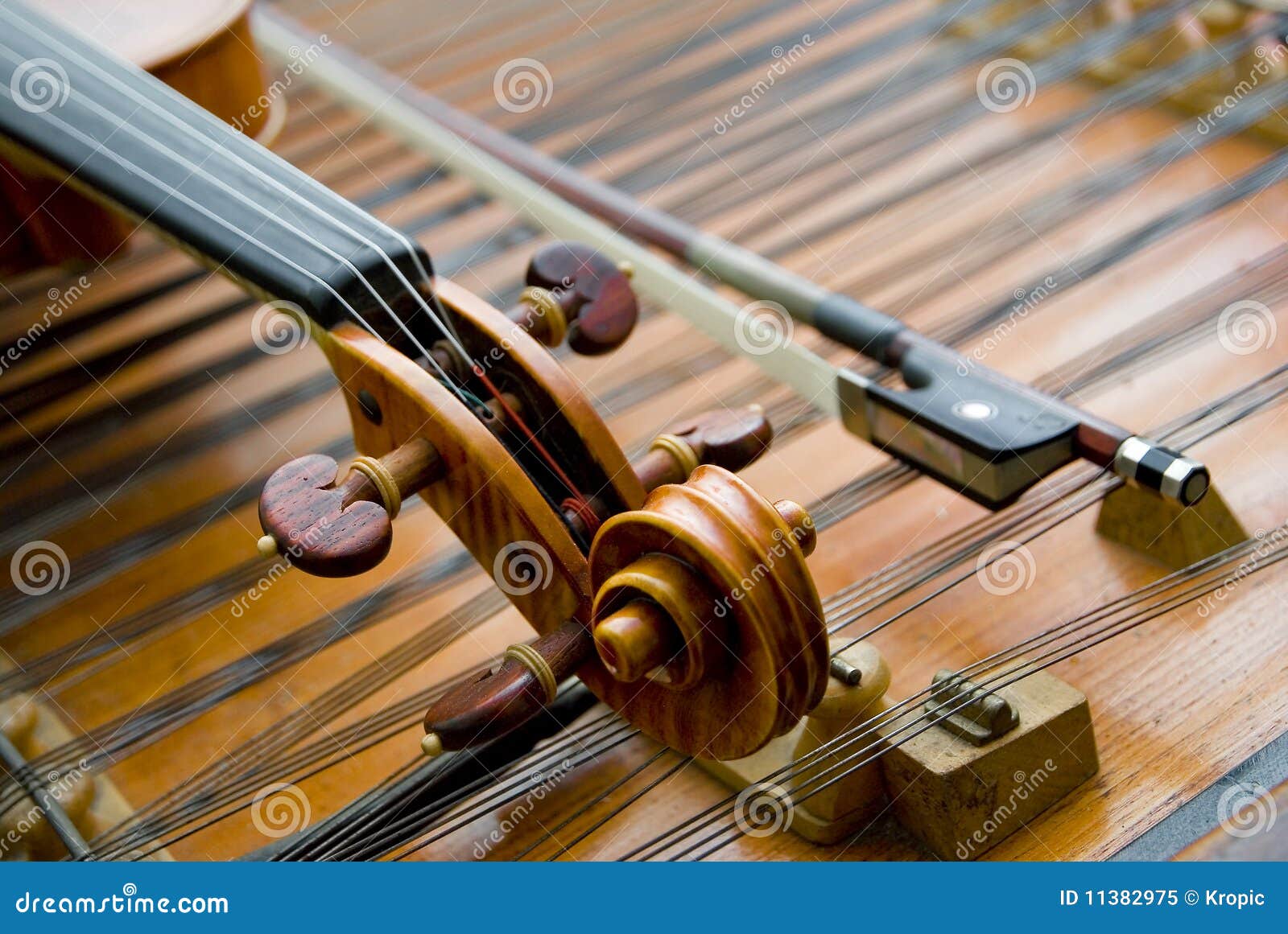 The neck of a violin stock image. Image of melody, classical - 11382975