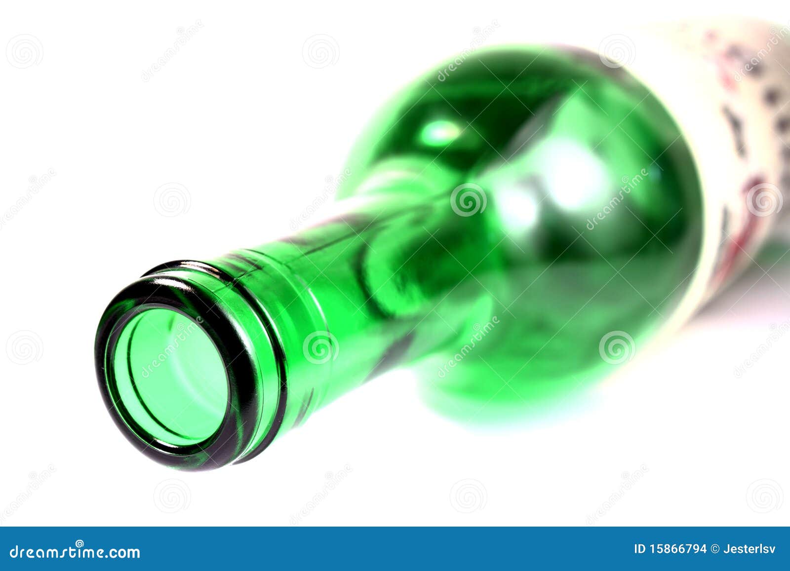 Neck of a wine bottle stock photo. Image of drink, copy - 15866794
